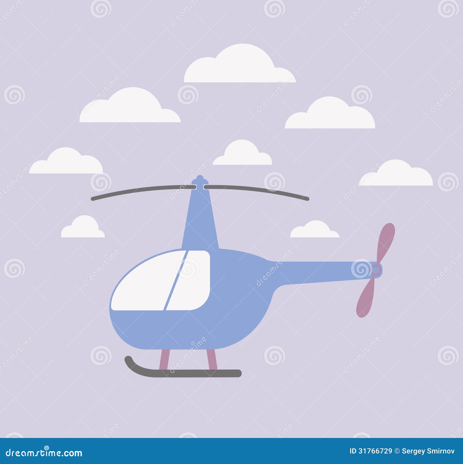 Cartoon Helicopter. Vector Illustration. Coloring And Dot To Dot ...