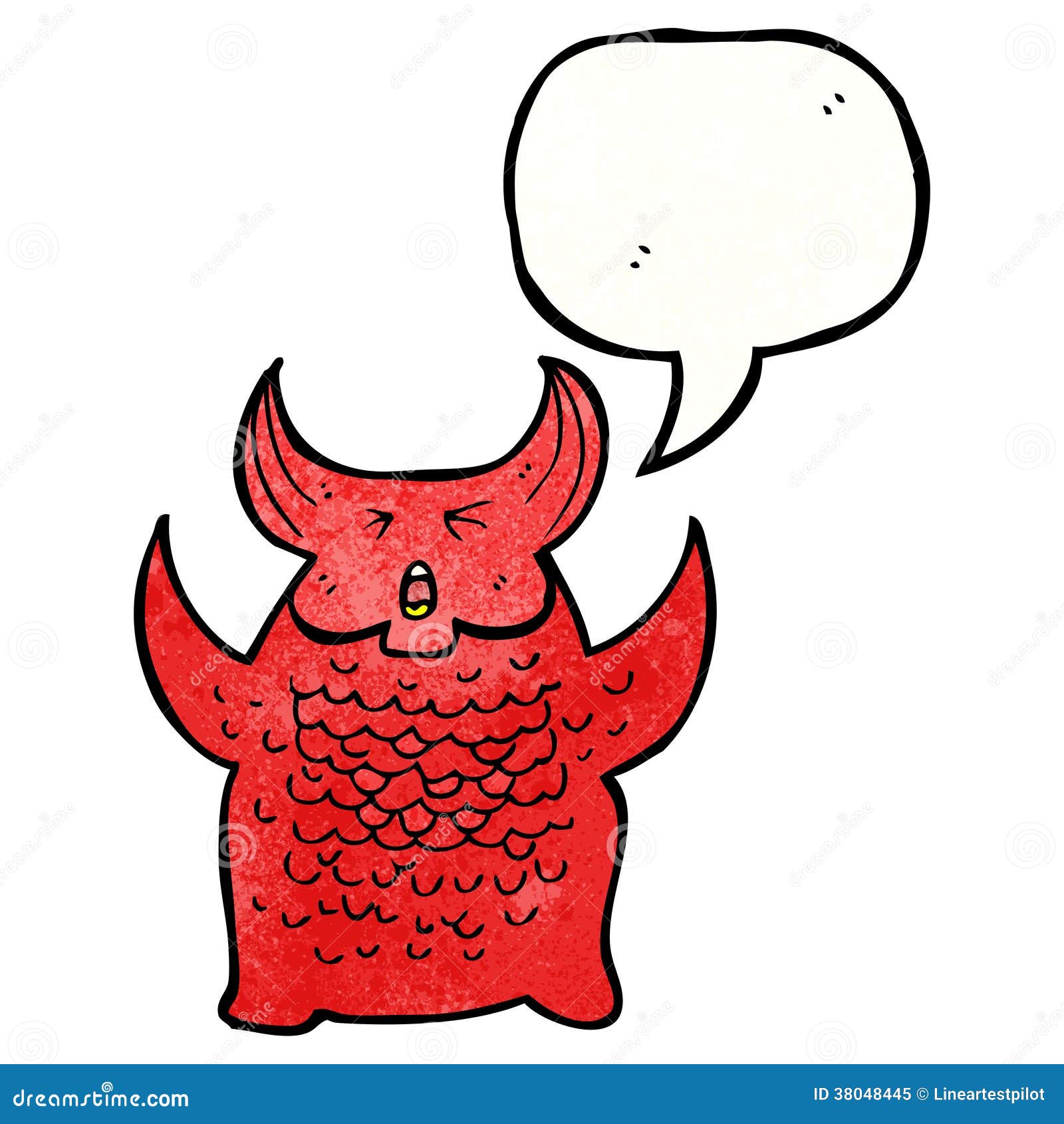 Cartoon hell beast stock vector. Illustration of beast - 38048445