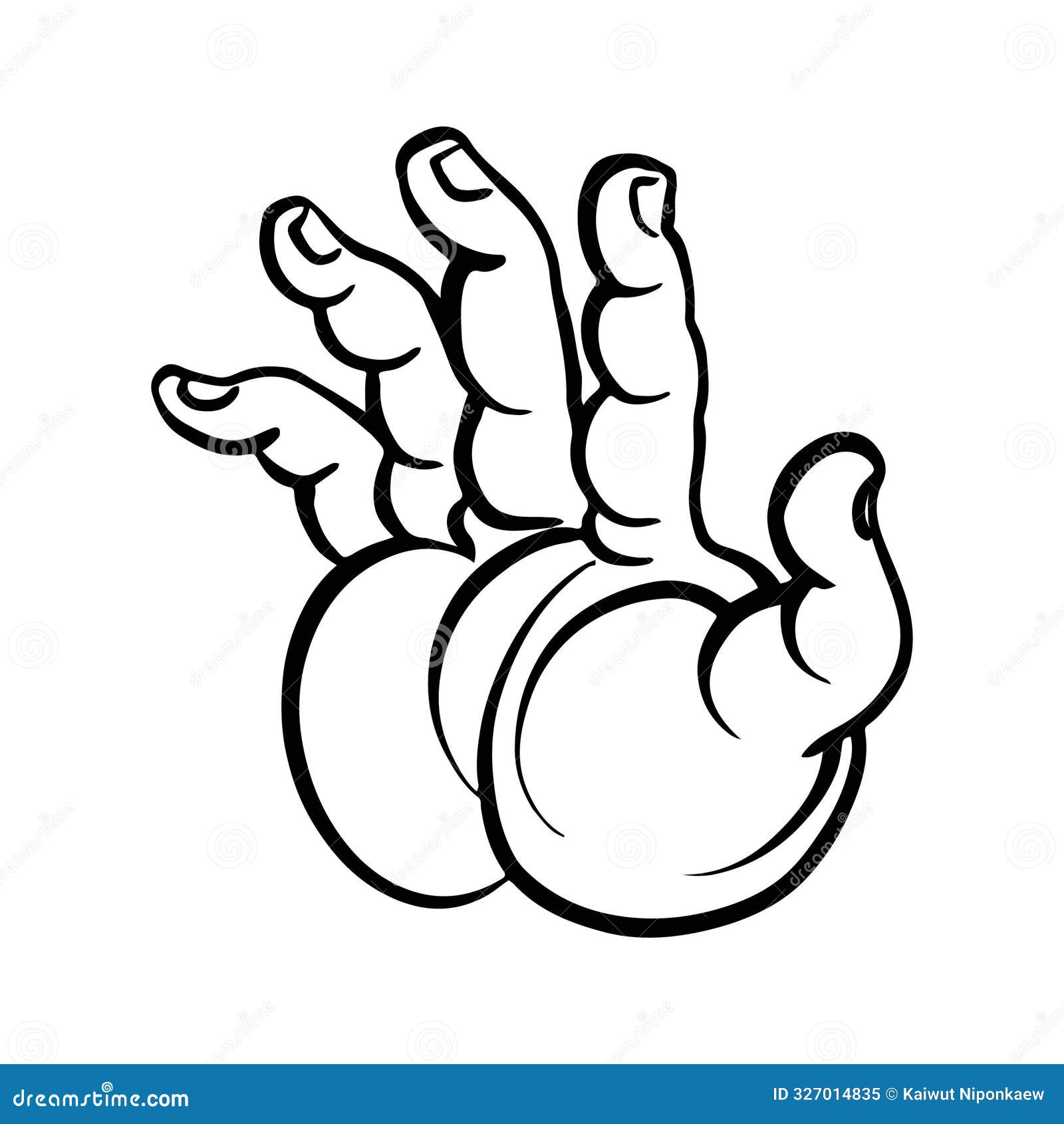 Cartoon Helping Hands stock vector. Illustration of mark - 327014835