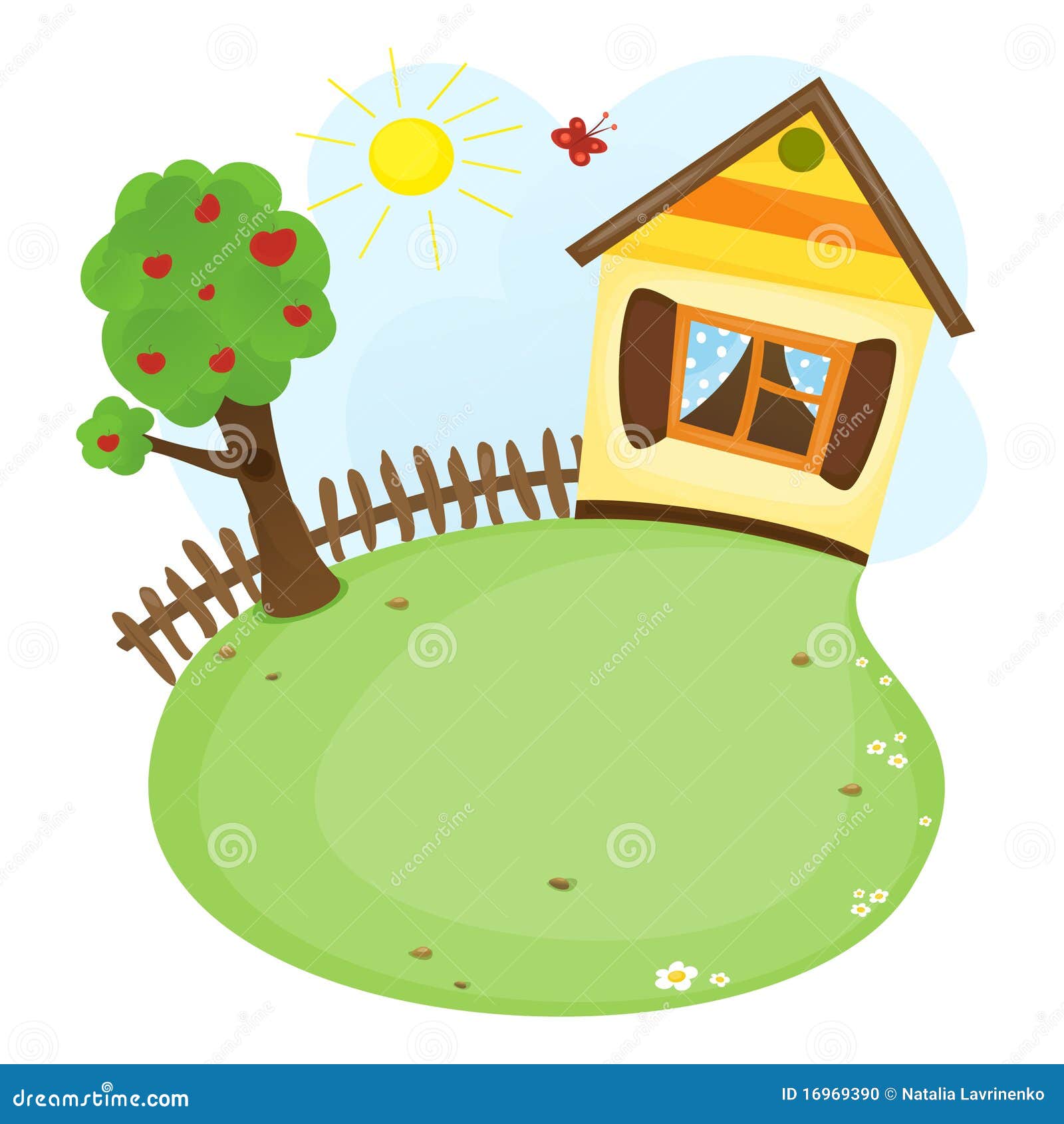 Cartoon home stock vector. Illustration of cartoon, residential - 16969390