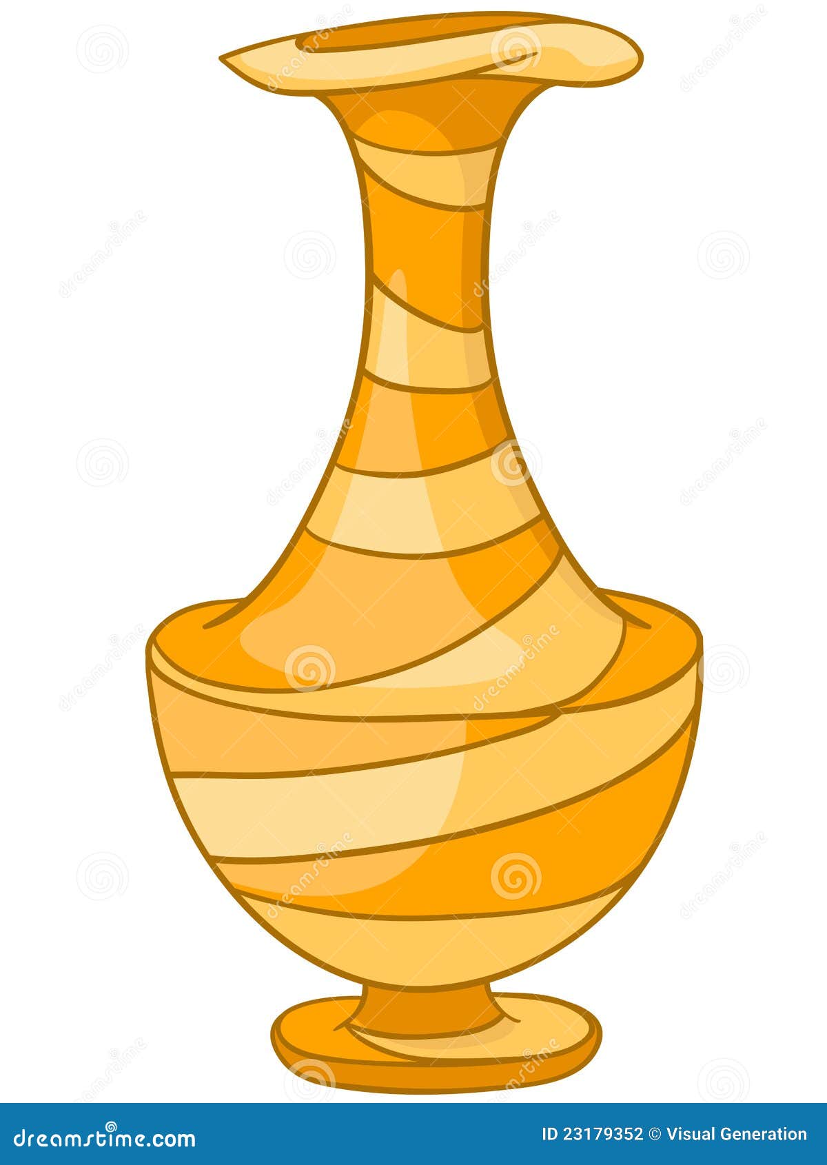 Cartoon Home Vase stock vector. Illustration of interior - 23179352