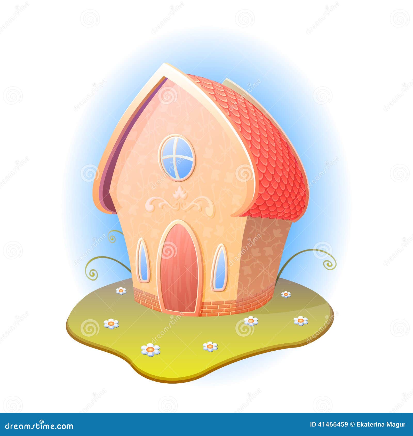 Cartoon home stock vector. Illustration of computer, style - 41466459