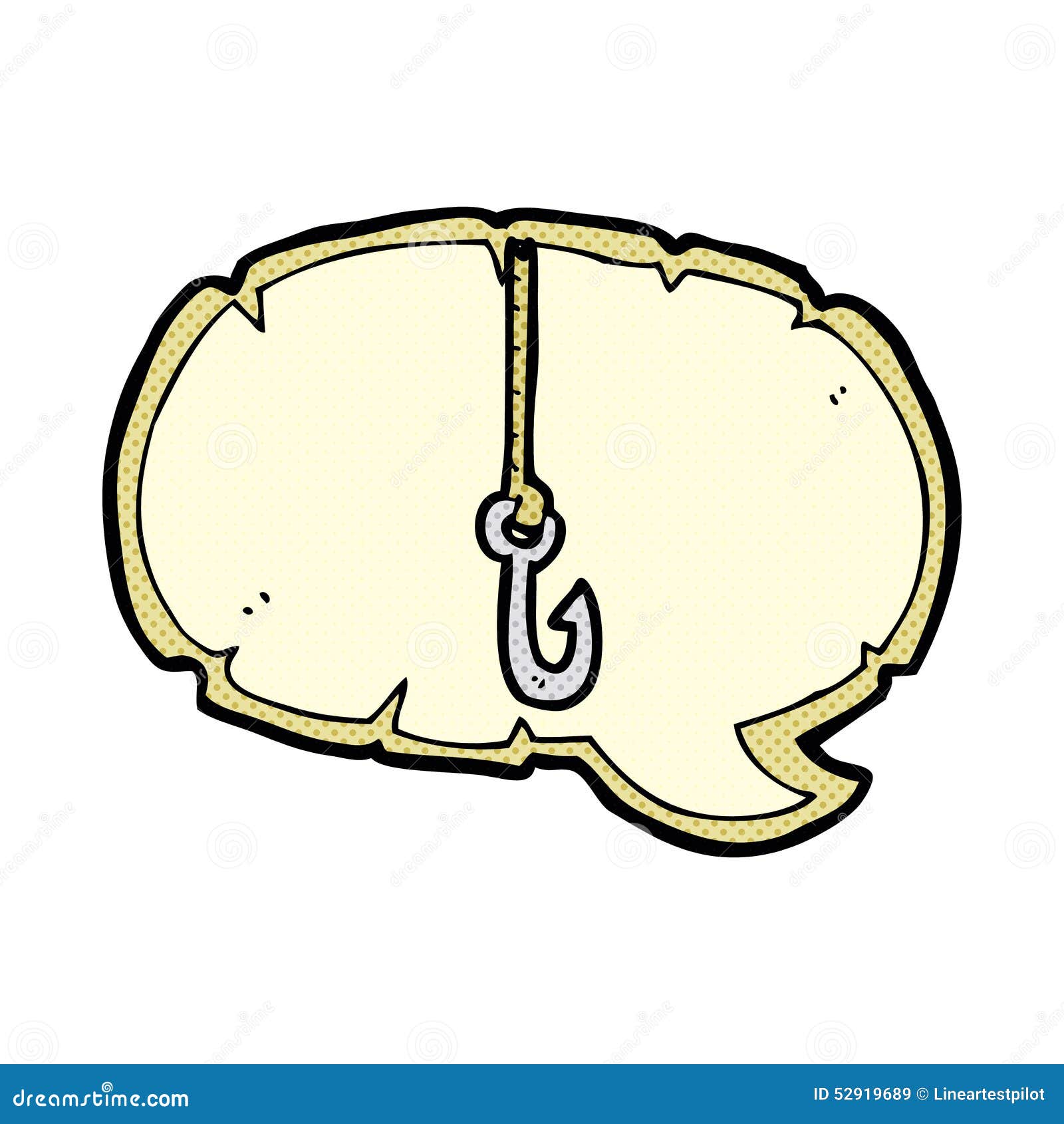 Cartoon Boy On A Big Hook Royalty-Free Stock Image | CartoonDealer.com ...