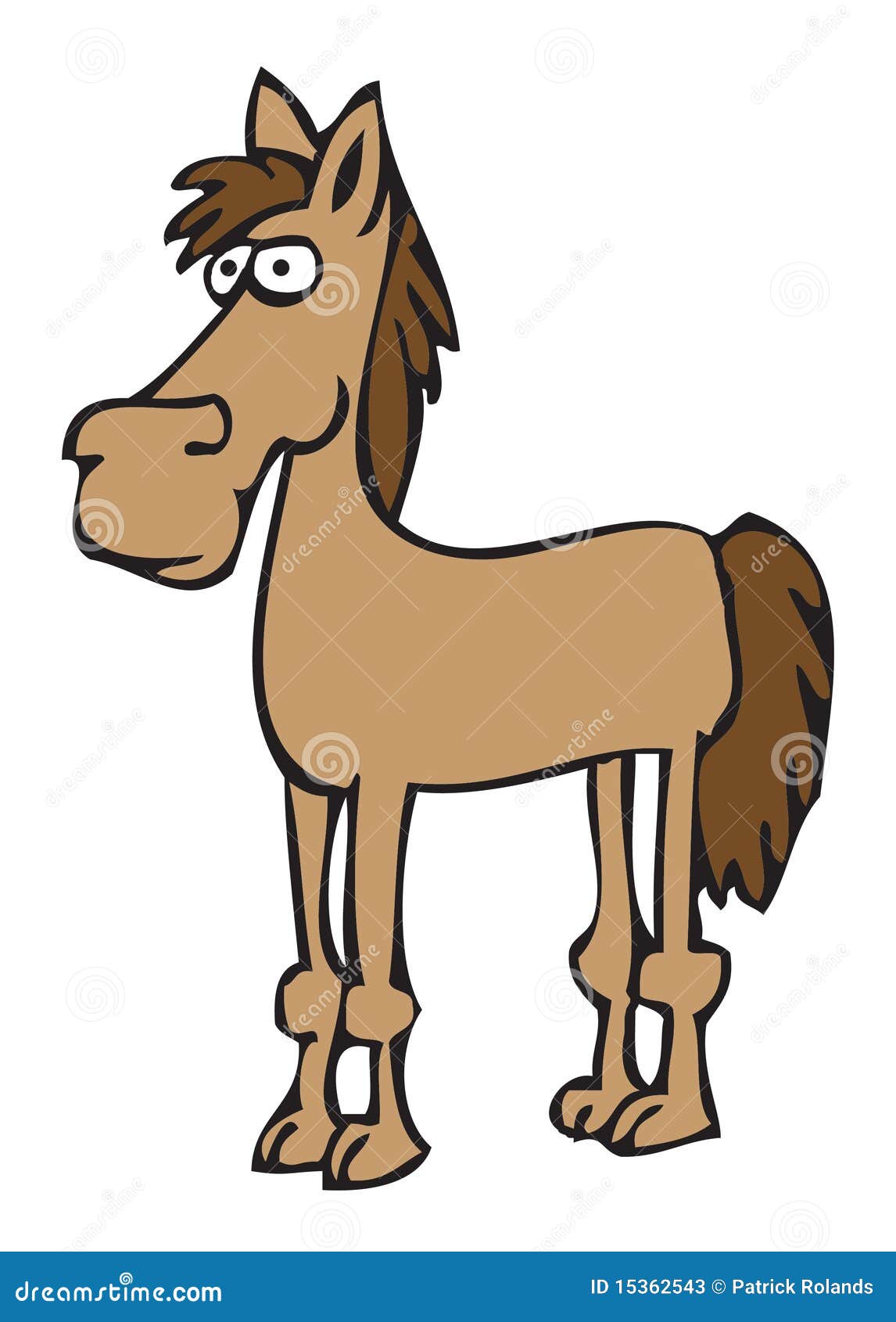 Cartoon Horse Stock Photos - Image: 15362543