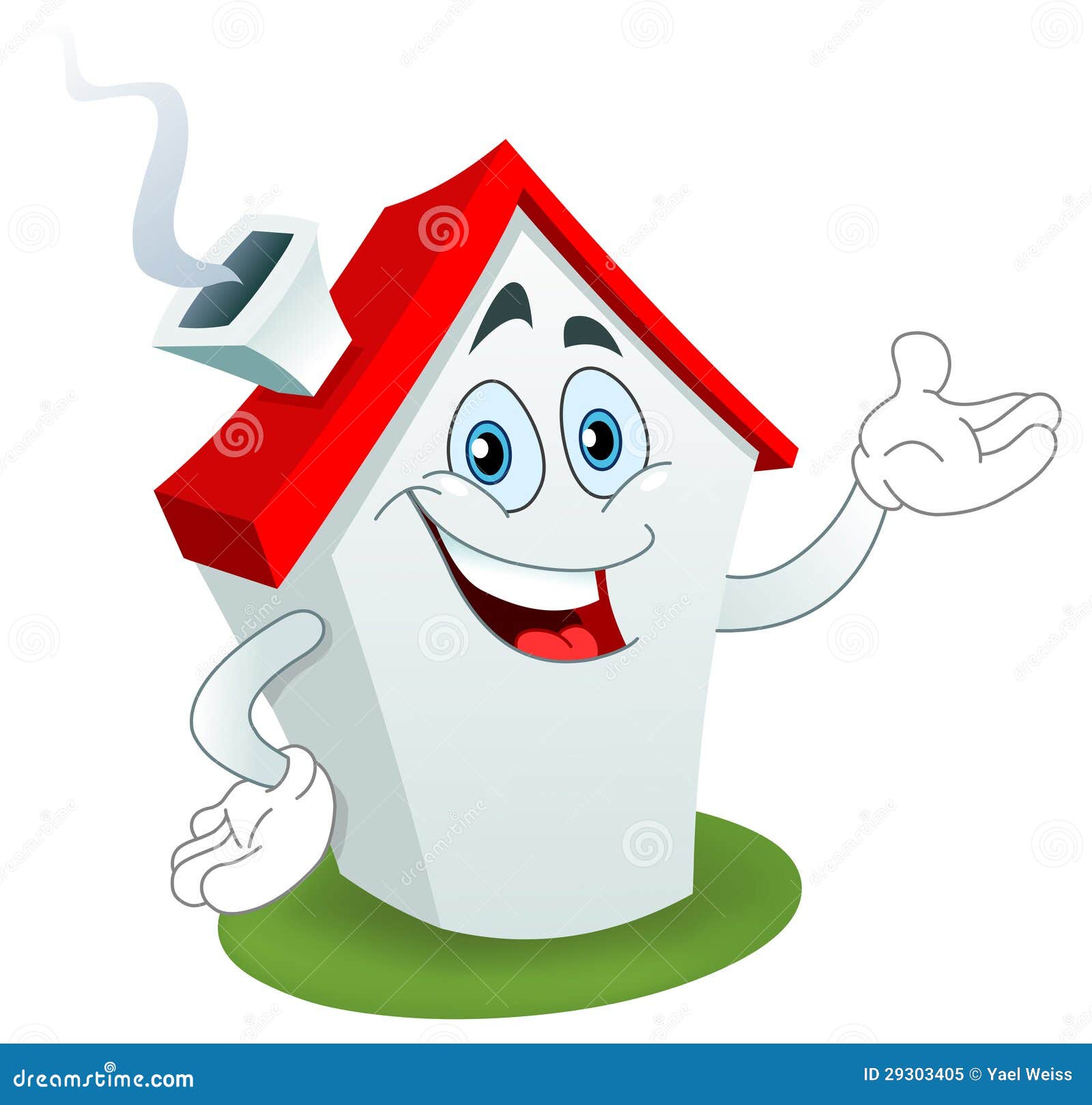 Cartoon Smiley House