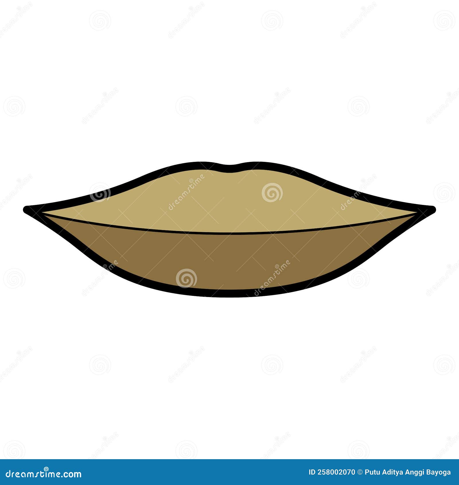 Cartoon lips stock vector. Illustration of human, logo - 258002070