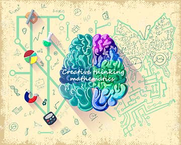 Cartoon Human Brain Intelligence Concept Stock Vector - Illustration of ...
