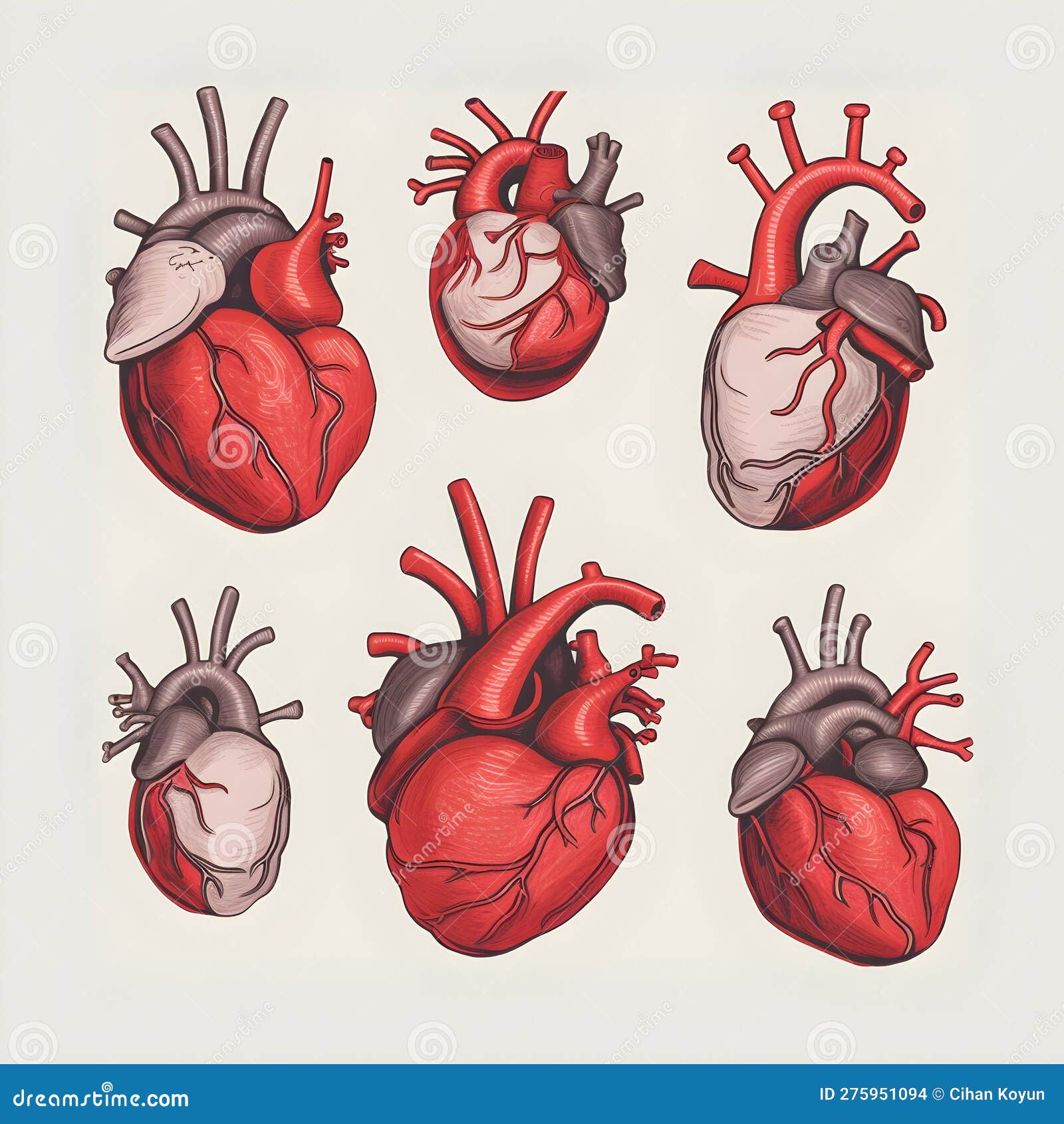Cartoon Human Heart, Cartoon Organs, Heart Cartoon, 3d Illustration ...
