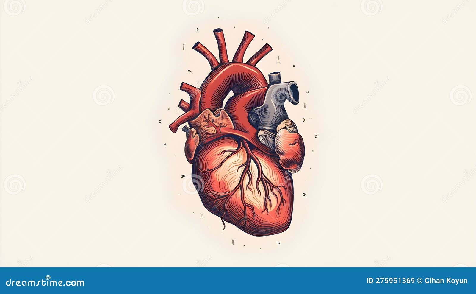 Cartoon Human Heart, Cartoon Organs, Heart Cartoon, 3d Illustration ...