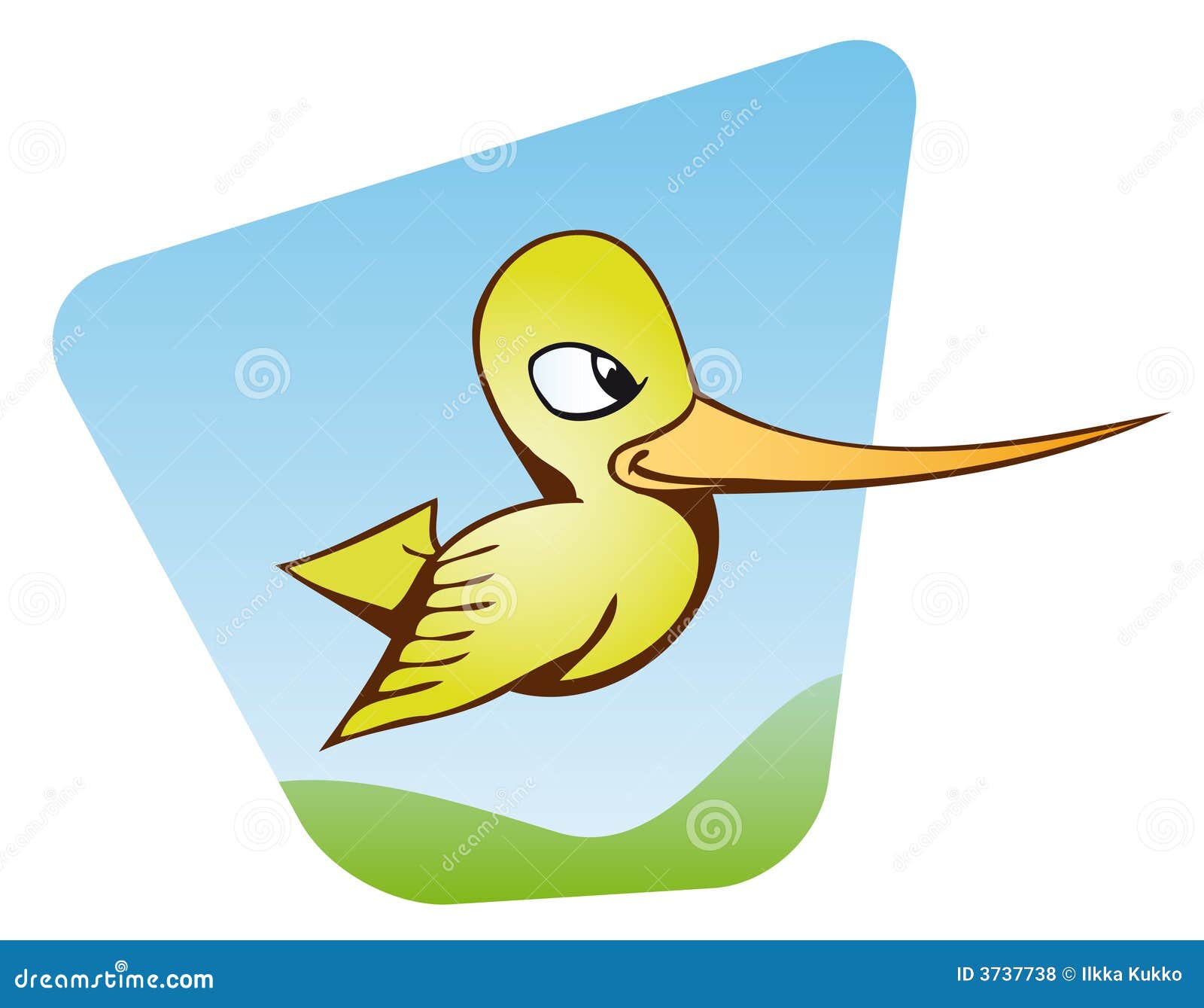 Cartoon of hummingbird stock vector. Illustration of cartoon - 3737738
