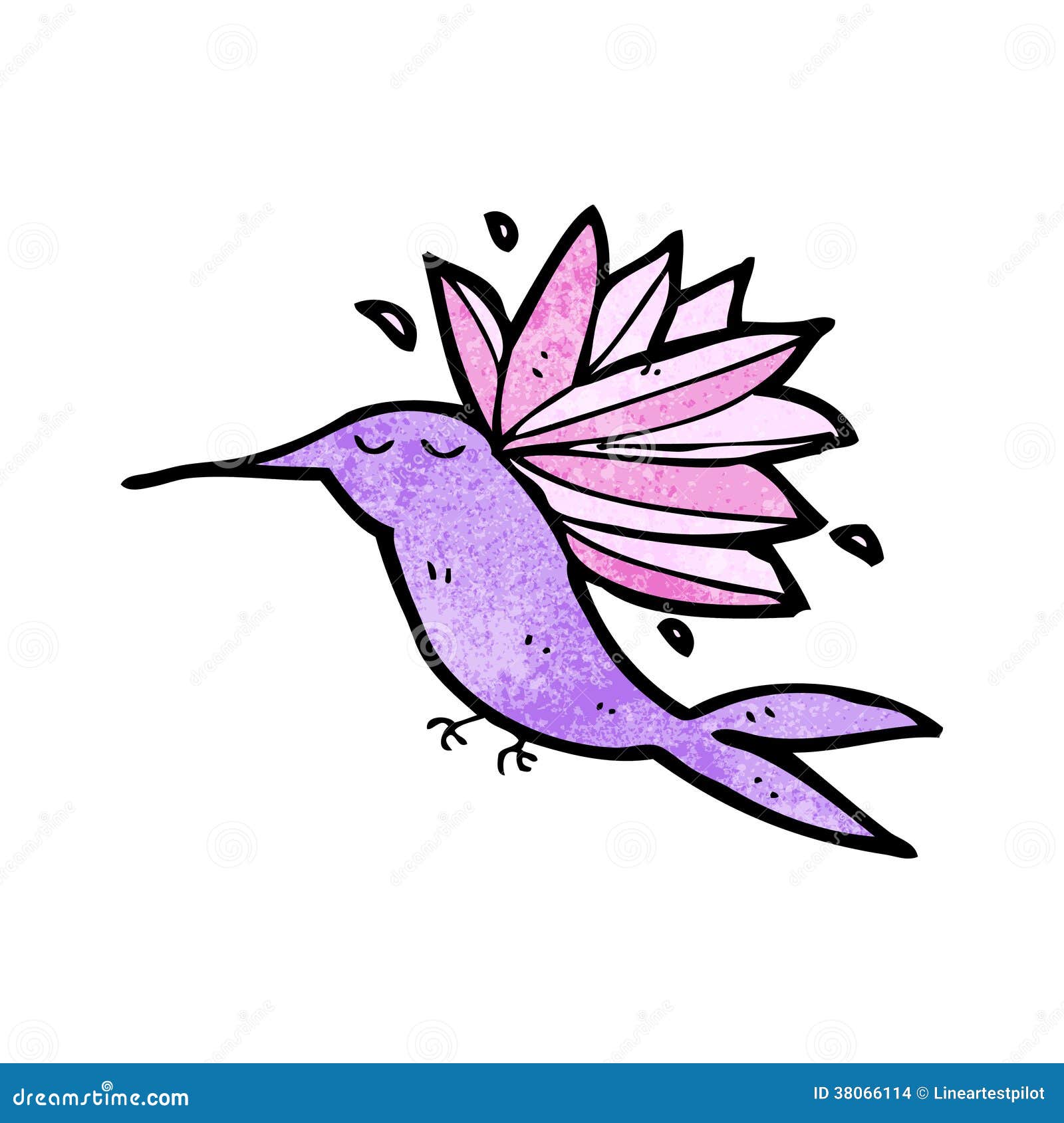 Cartoon hummingbird stock vector. Illustration of character - 38066114