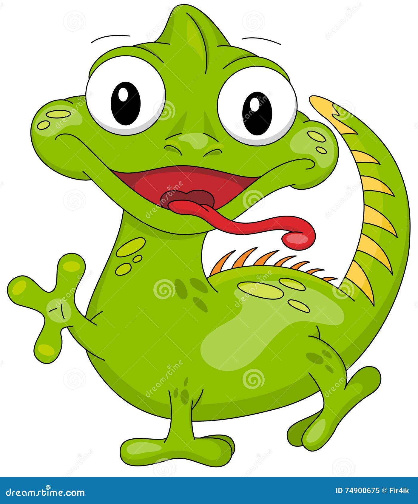 Cartoon Iguana Coloring Book Vector Illustration | CartoonDealer.com ... Cartoon Iguana Coloring Book Vector Illustration | CartoonDealer.com ...