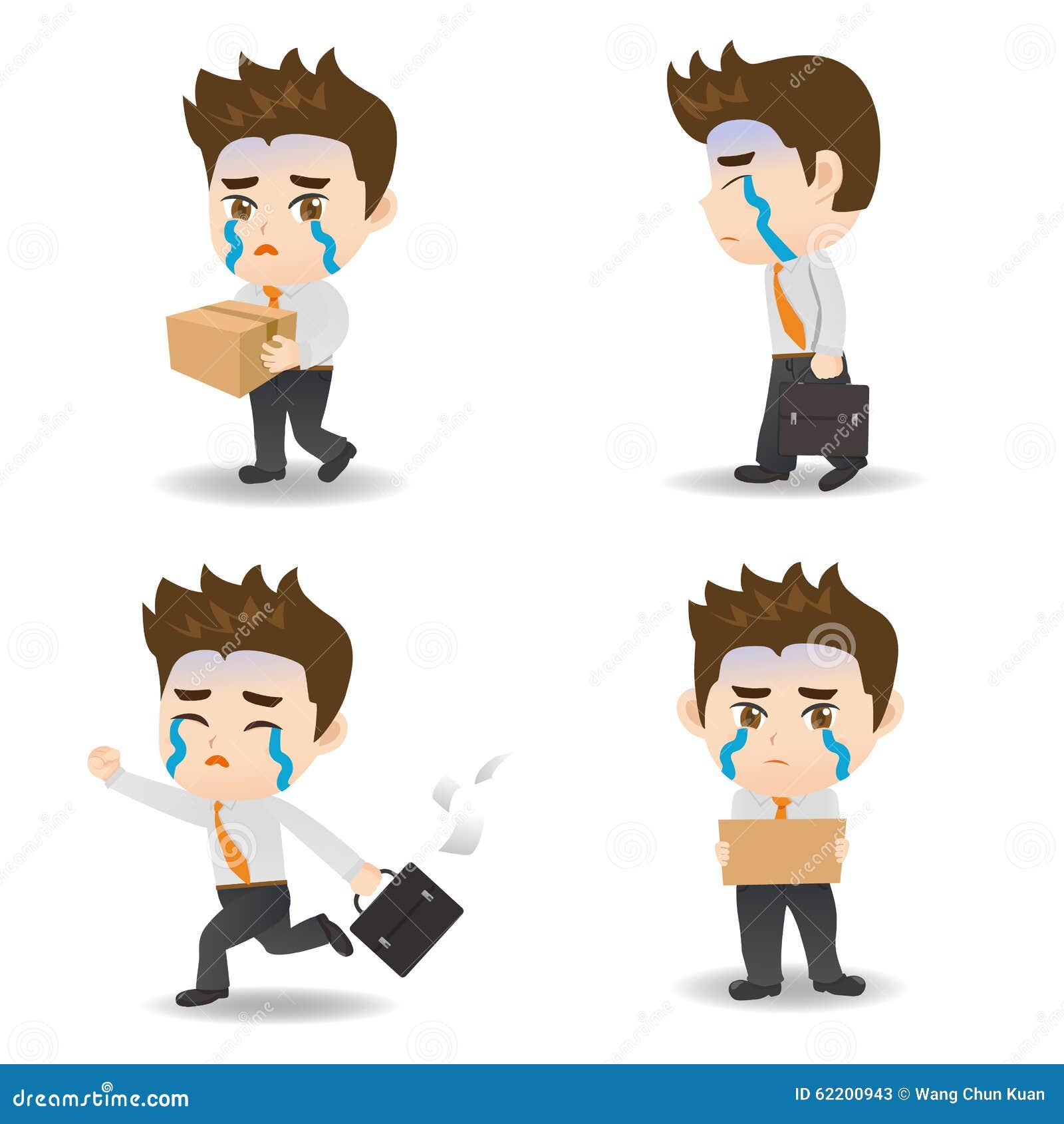 Cartoon Illustration Businessman Fired Stock Vector - Illustration of ... Cartoon Illustration Businessman Fired Stock Vector - Illustration of ...