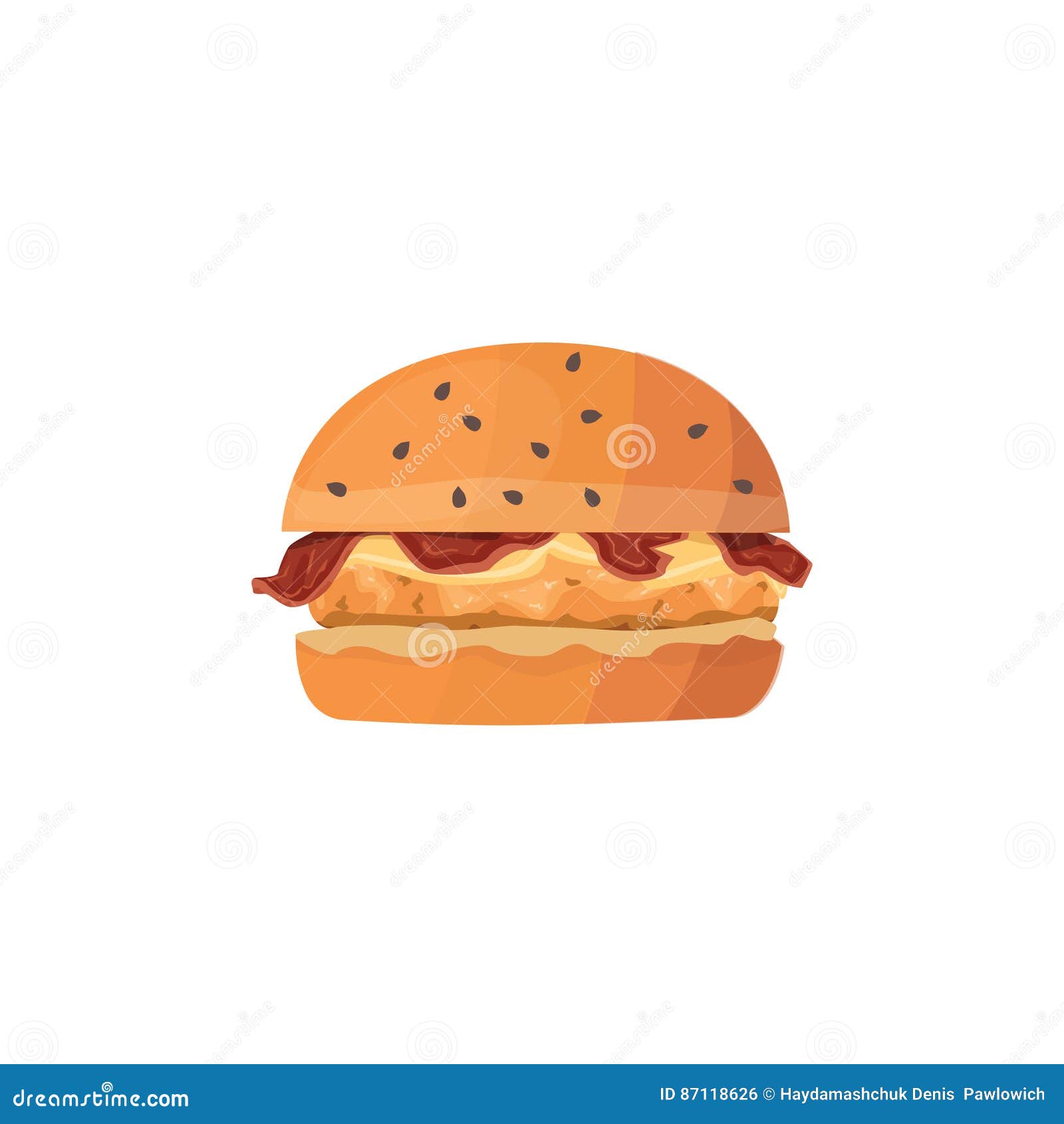 Drawing Chicken Burger at Tommy Bautista blog