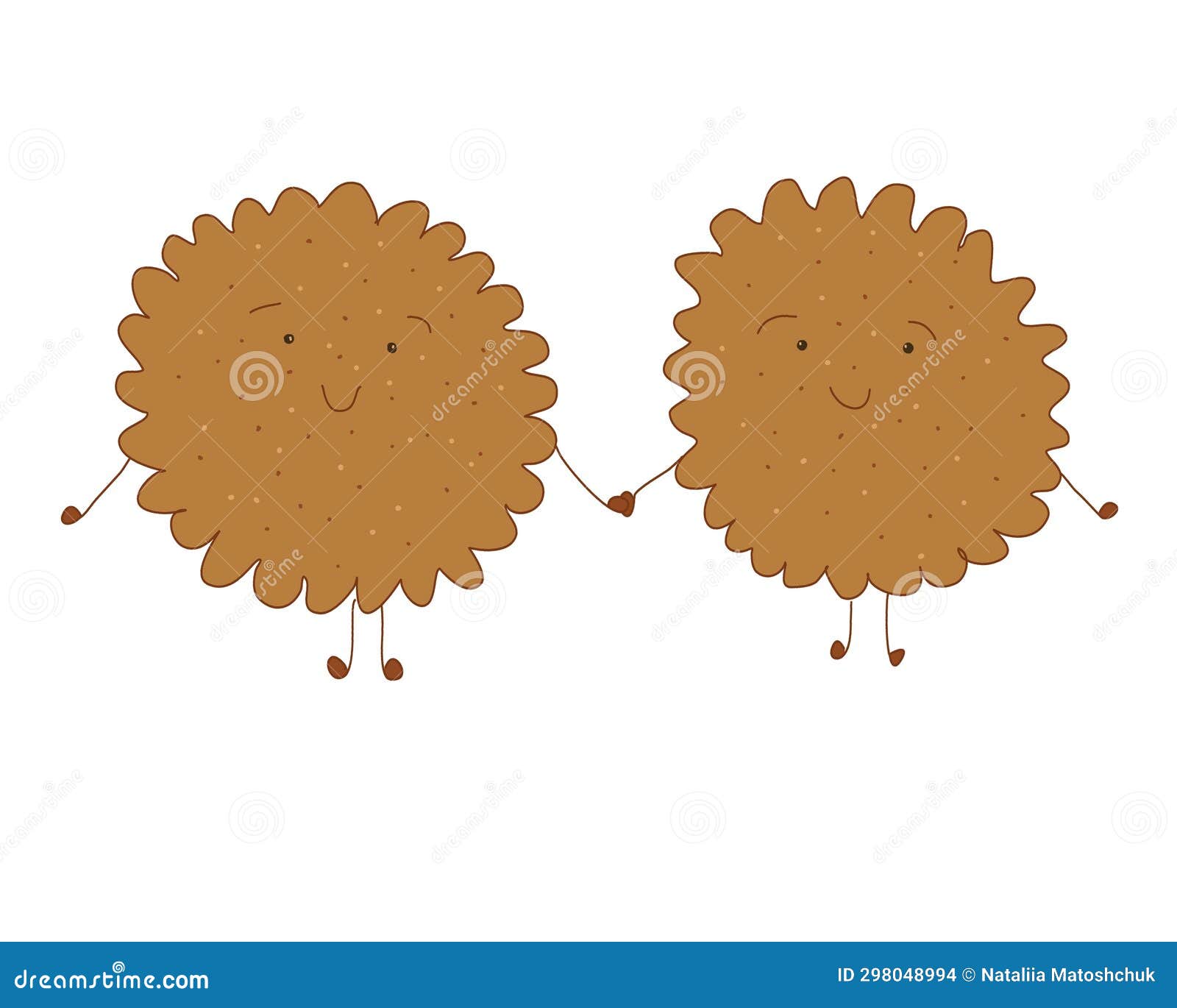 Cartoon Illustration of Cookies. Stock Photo - Illustration of season ...