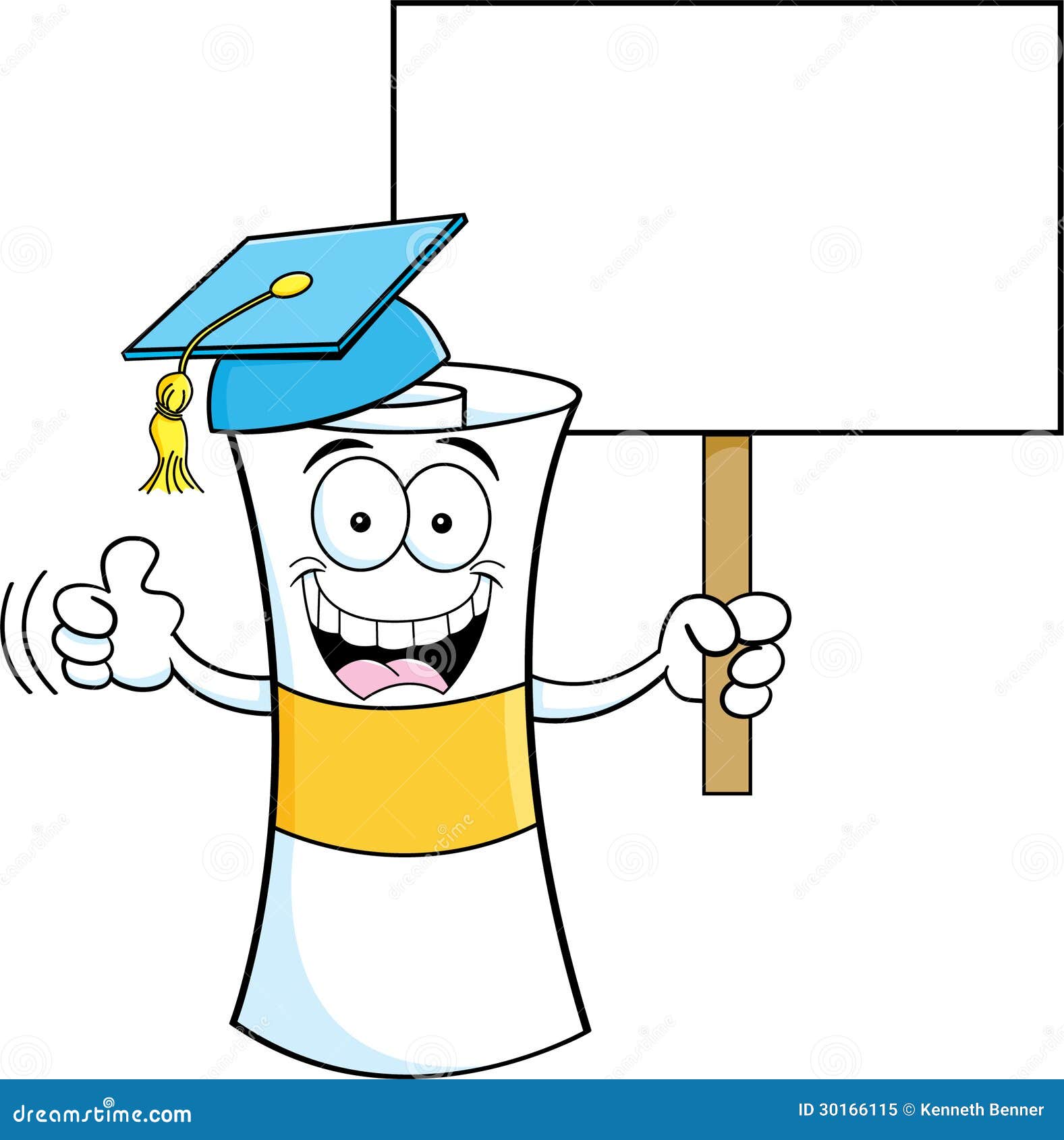 Cartoon Boy With Diploma Stock Image | CartoonDealer.com #29934619