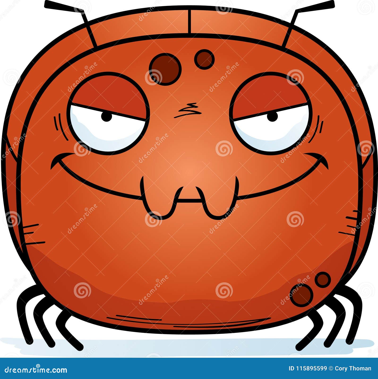 Evil Little Ant stock vector. Illustration of graphic - 115895599