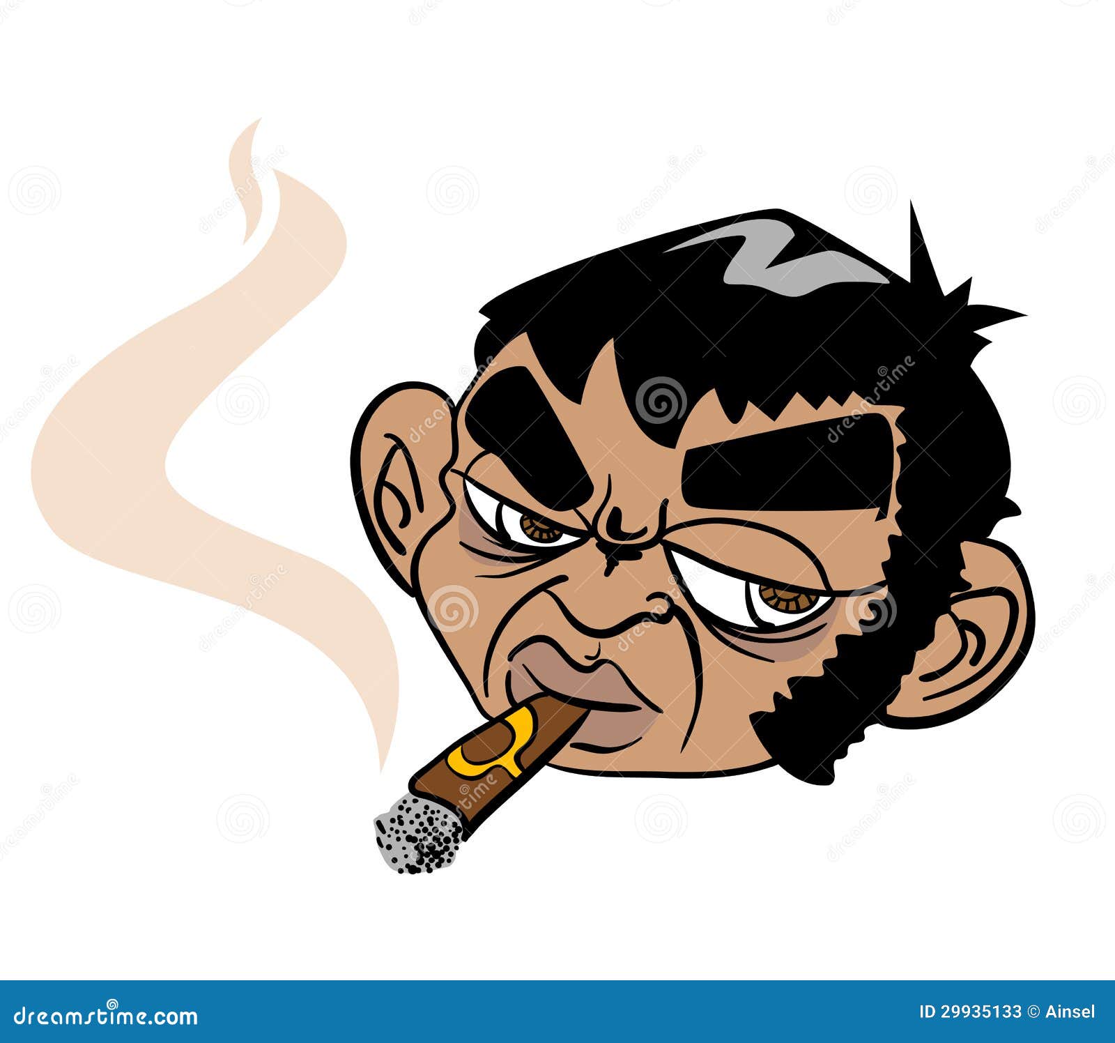 Man smoking a cigar stock vector. Illustration of drawing - 29935133 Man smoking a cigar stock vector. Illustration of drawing - 29935133
