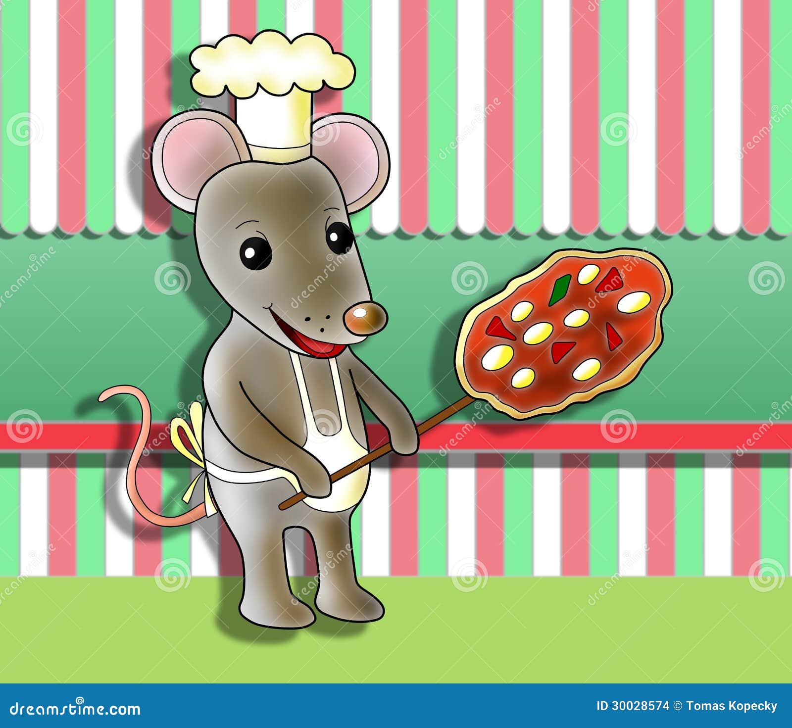 Mouse cook stock illustration. Illustration of drawings - 30028574