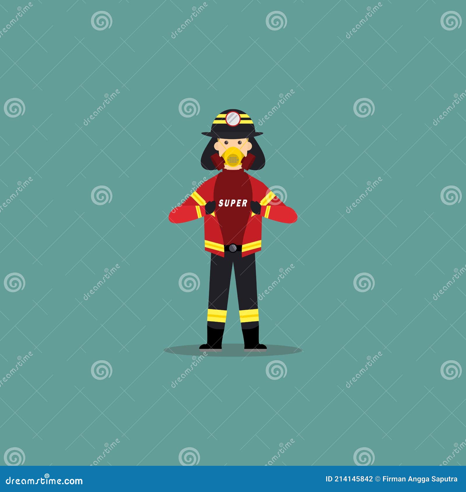Superhero Fireman Stock Illustrations – 39 Superhero Fireman Stock ...