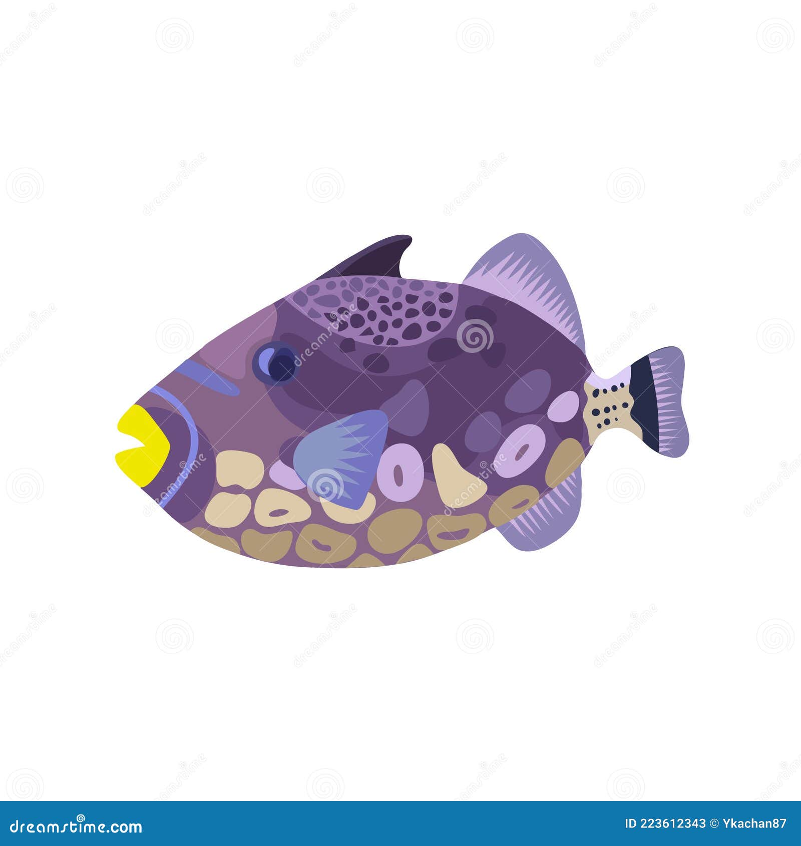 Cartoon Trigger Fish | CartoonDealer.com #28624483