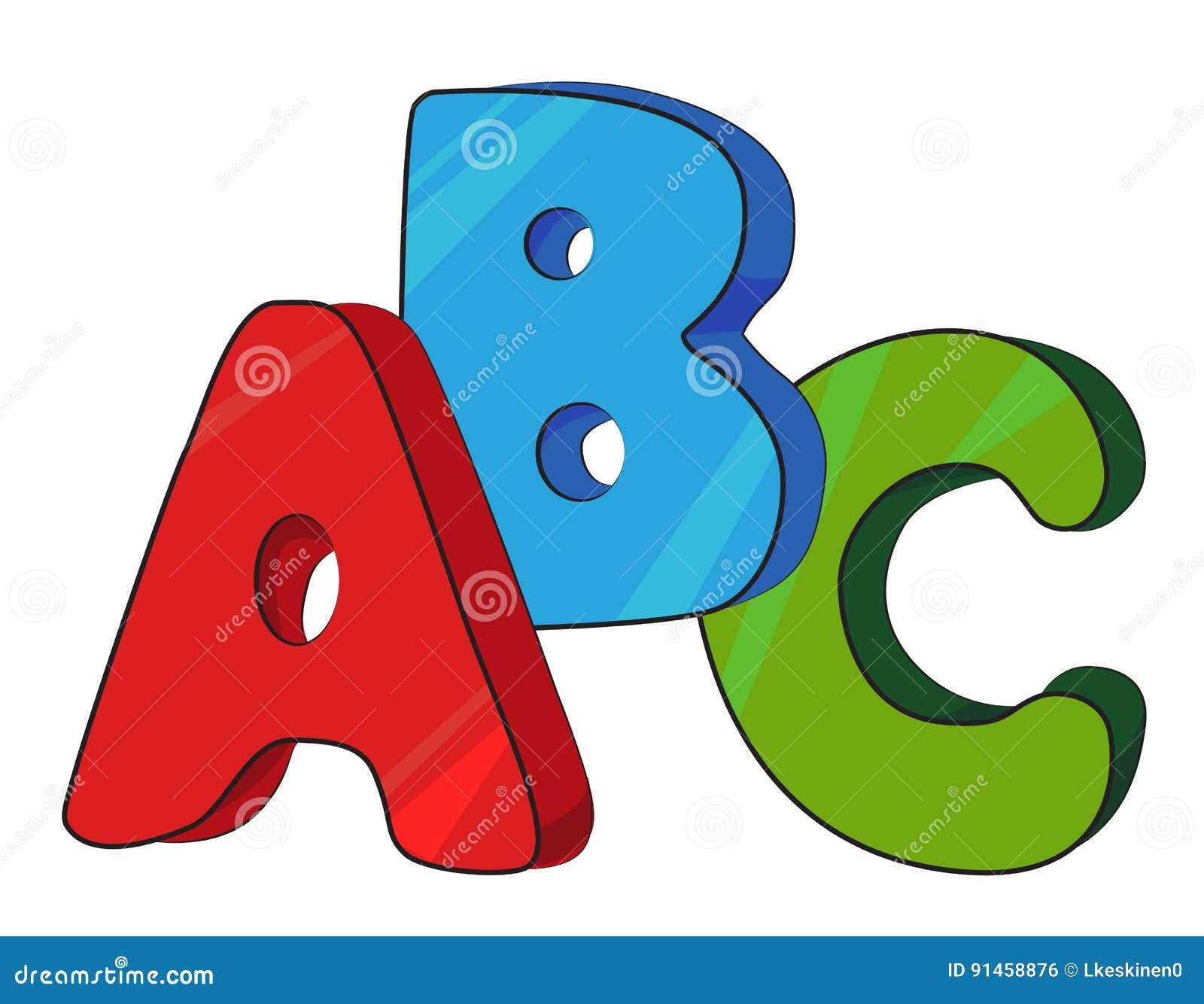 Cartoon Image of ABC Letters Stock Vector - Illustration of cartoon ...