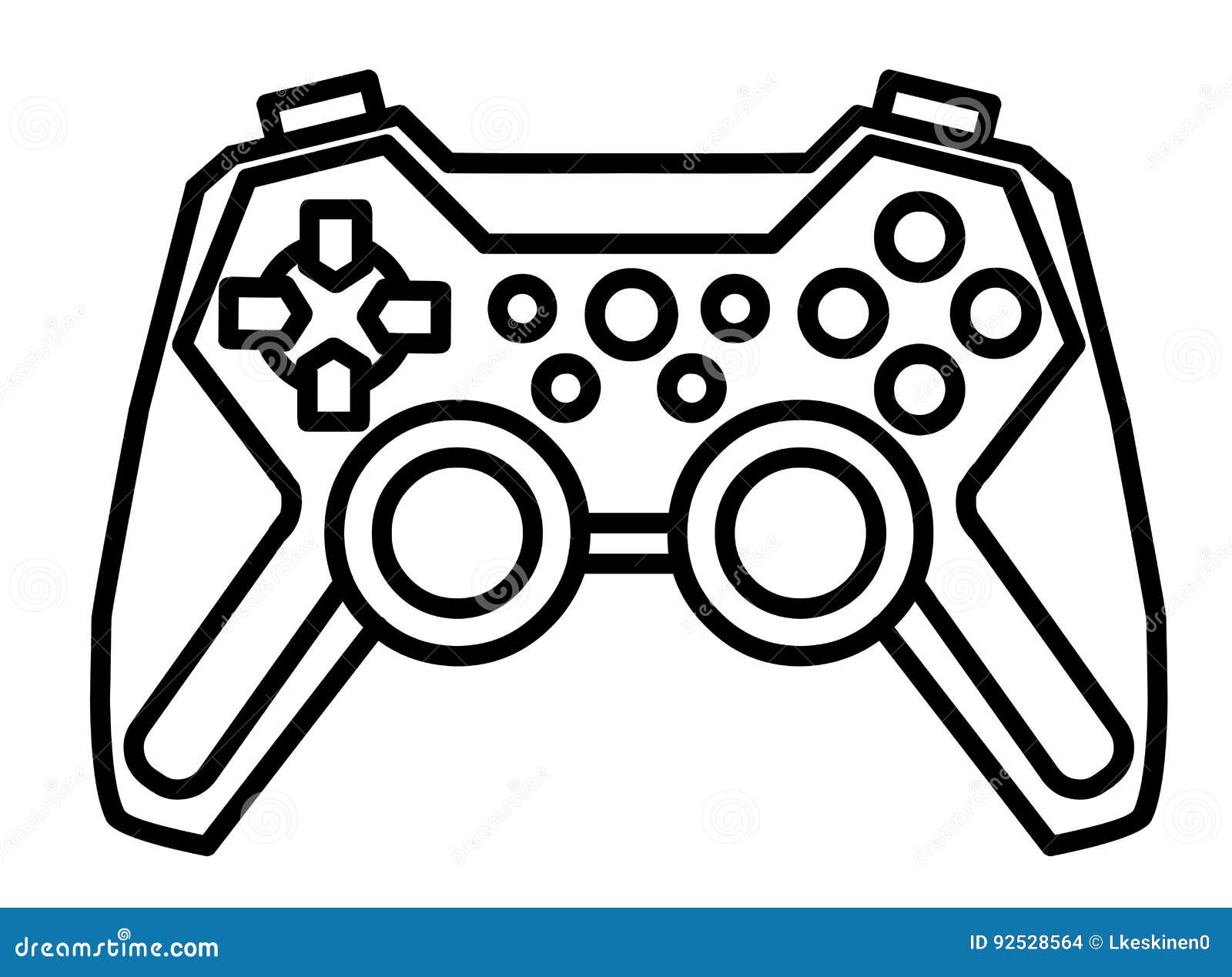 Cartoon Image of Game Icon. Gamepad Symbol Stock Vector - Illustration ... Cartoon Image of Game Icon. Gamepad Symbol Stock Vector - Illustration ...