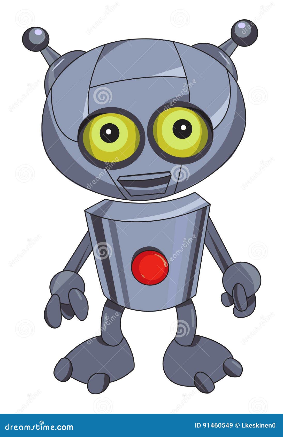 Cartoon Image Of Robot | CartoonDealer.com #91460549