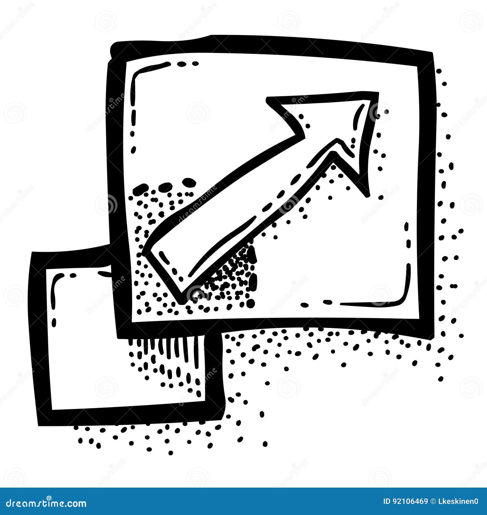 Cartoon Image of Zoom Icon. Enlarge and Decrease Symbols Stock Vector ...