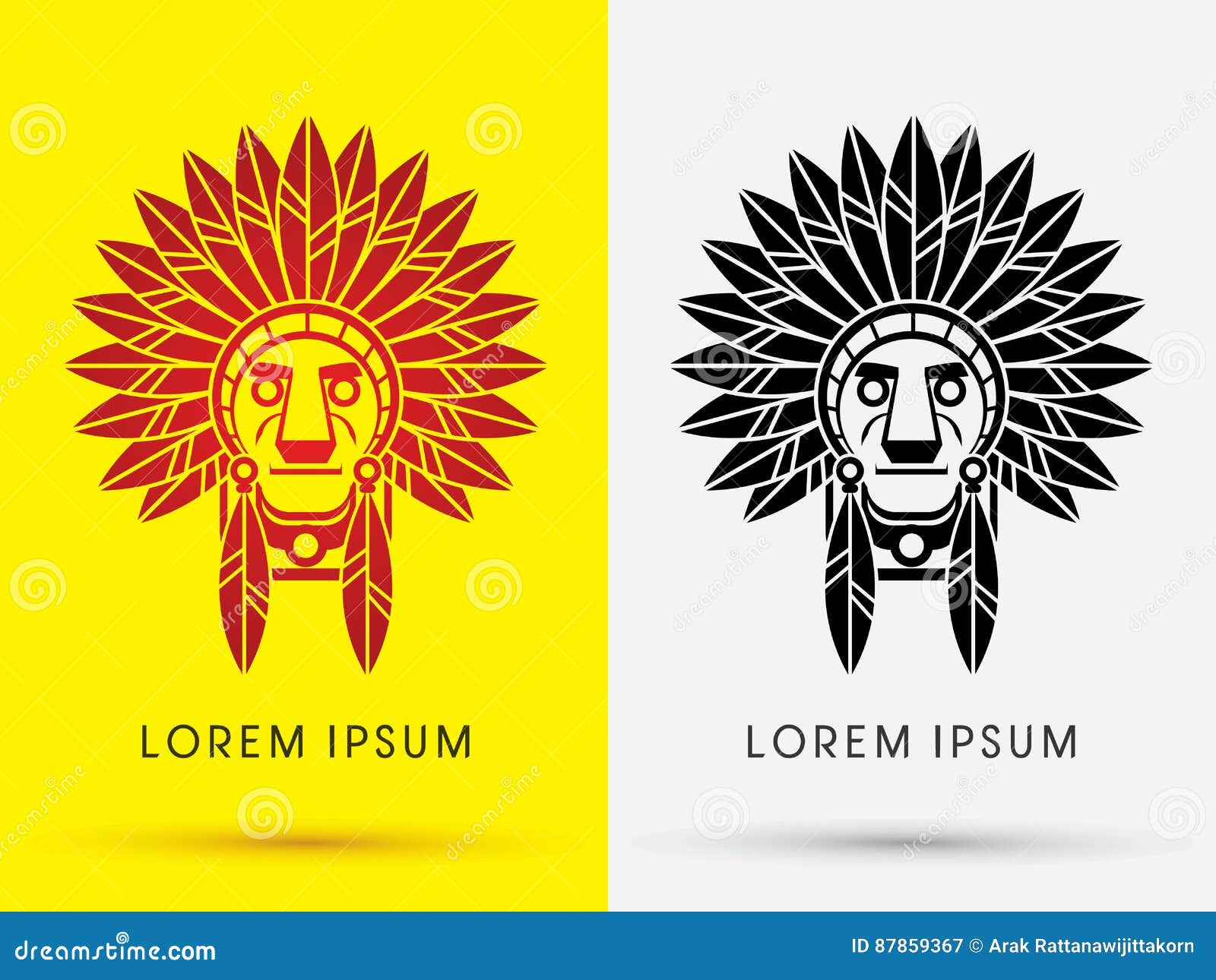 Cartoon Indian Face stock vector. Illustration of graffiti - 87859367