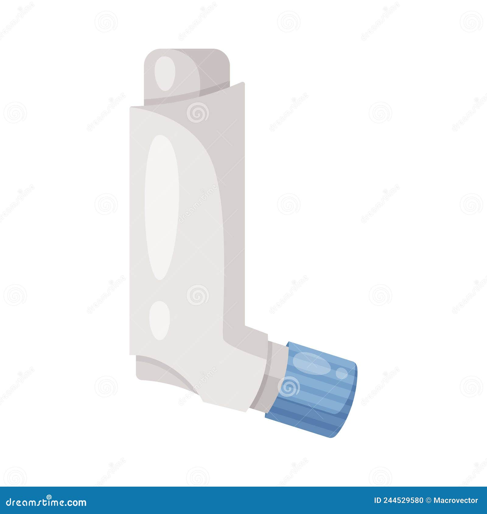 Cartoon Inhaler Illustration Stock Vector - Illustration of allergy ...
