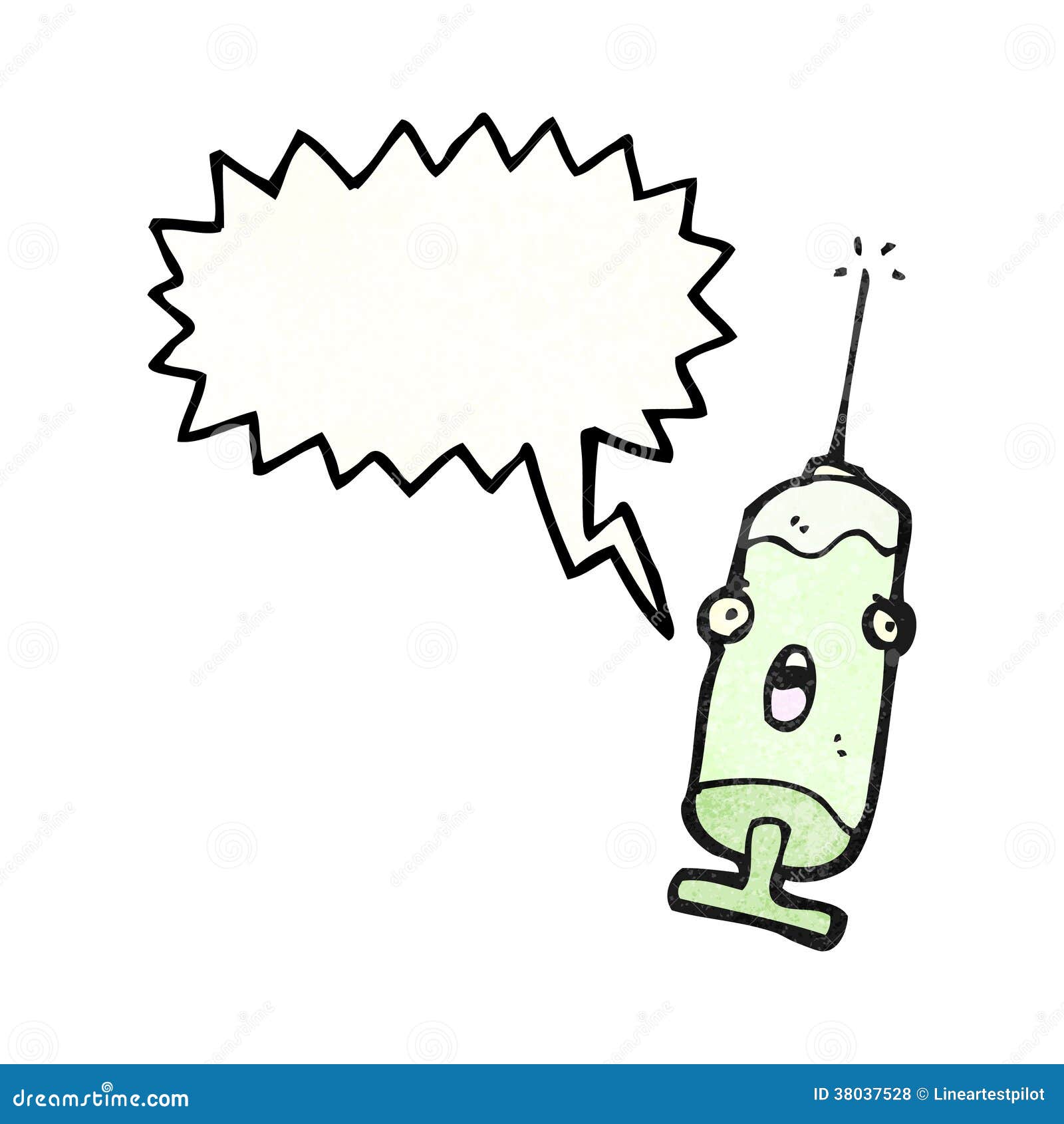 Cartoon injection stock vector. Illustration of funny - 38037528