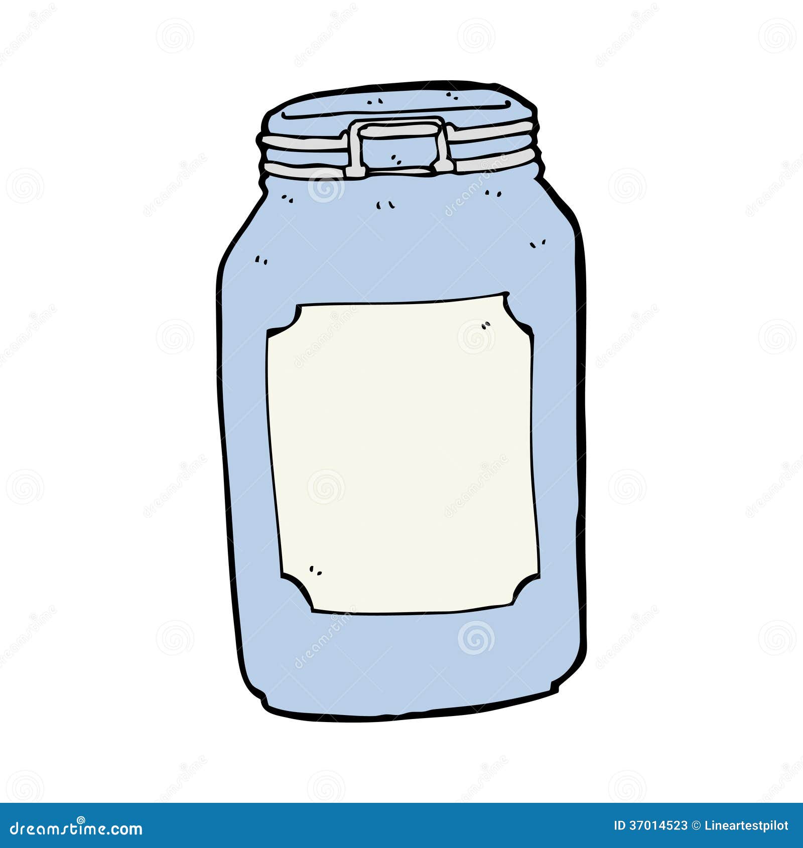 Cartoon jar stock vector. Illustration of preserving - 37014523