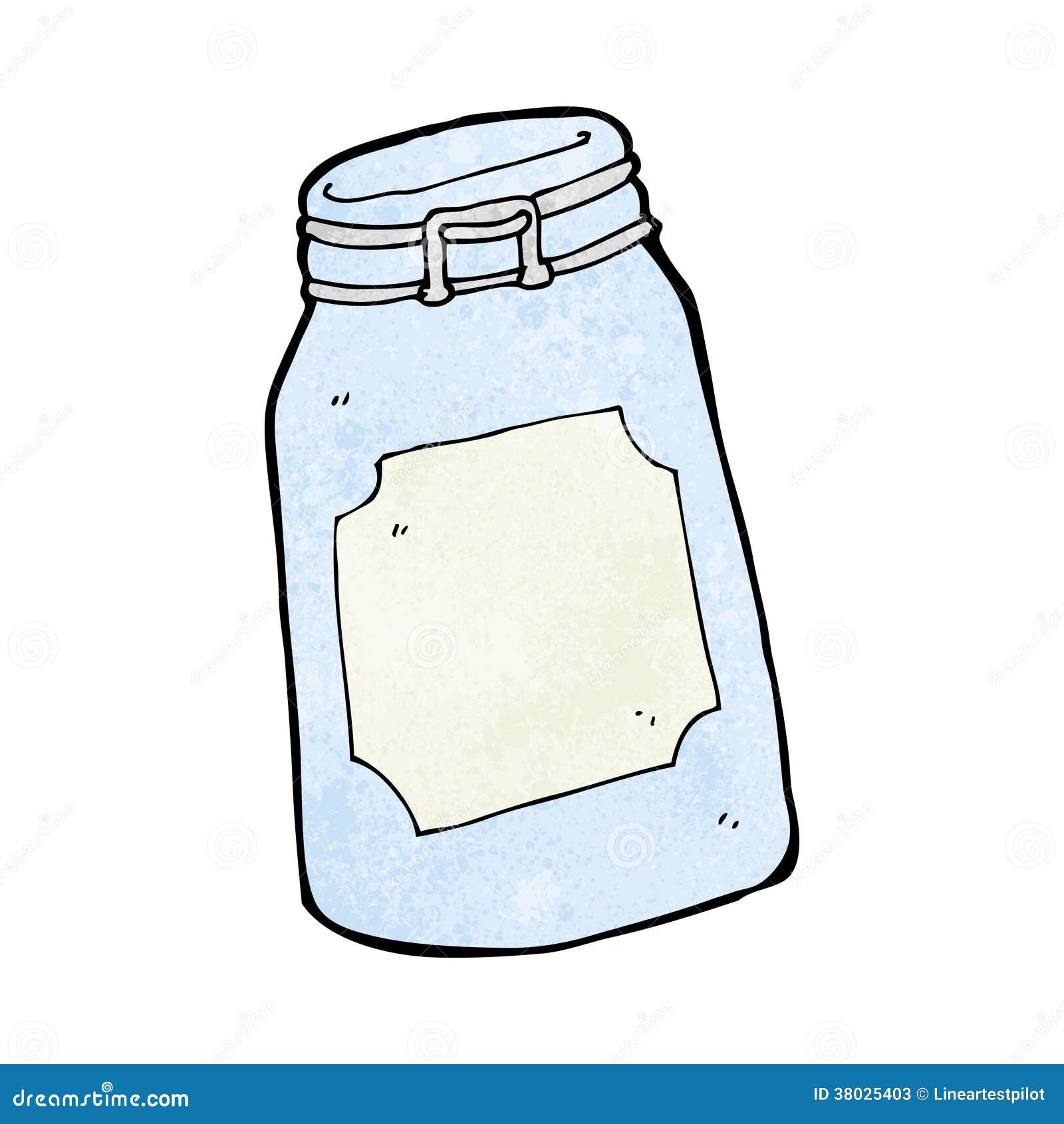 Cartoon jar stock vector. Illustration of quirky, silly - 38025403
