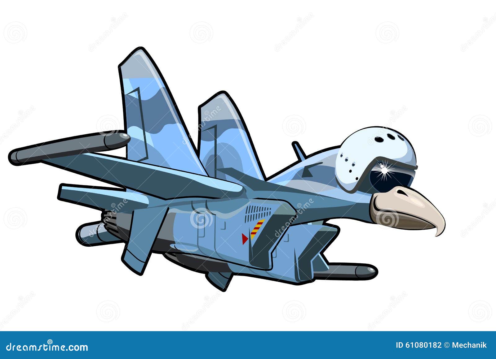 Sukhoi Su-27 Flanker. Vector Drawing Of Modern Multirole Fighter ...
