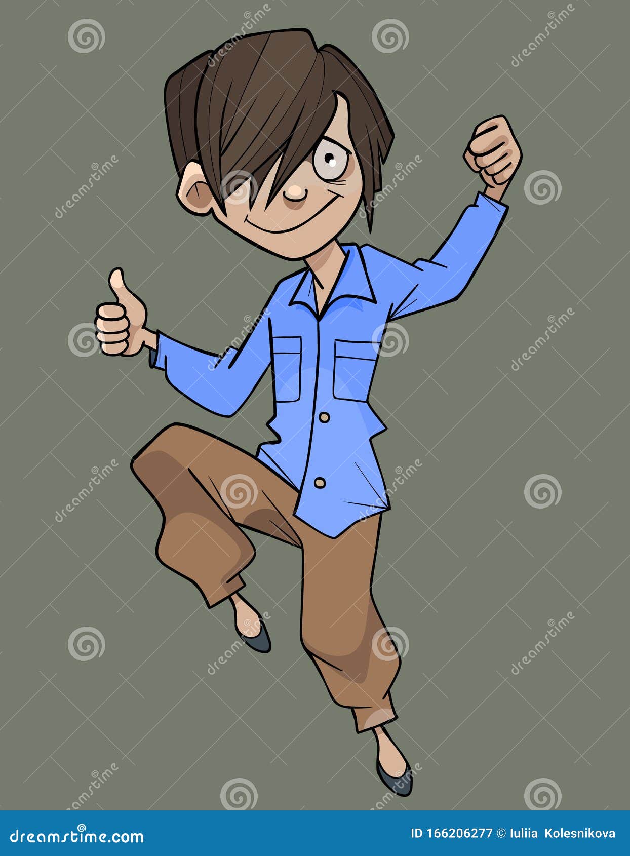 Cartoon Wushu Girl With Glaive Vector Illustration | CartoonDealer.com ...