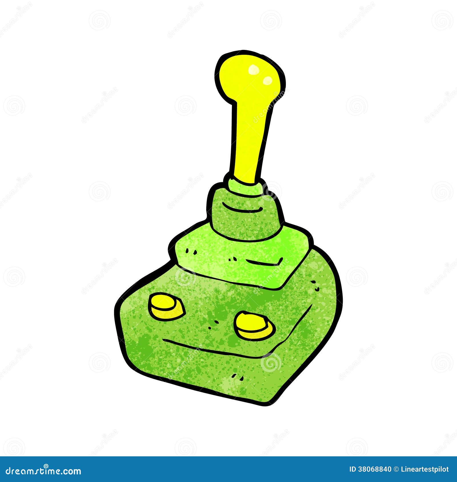 Cartoon joystick stock vector. Illustration of hand, traditional - 38068840