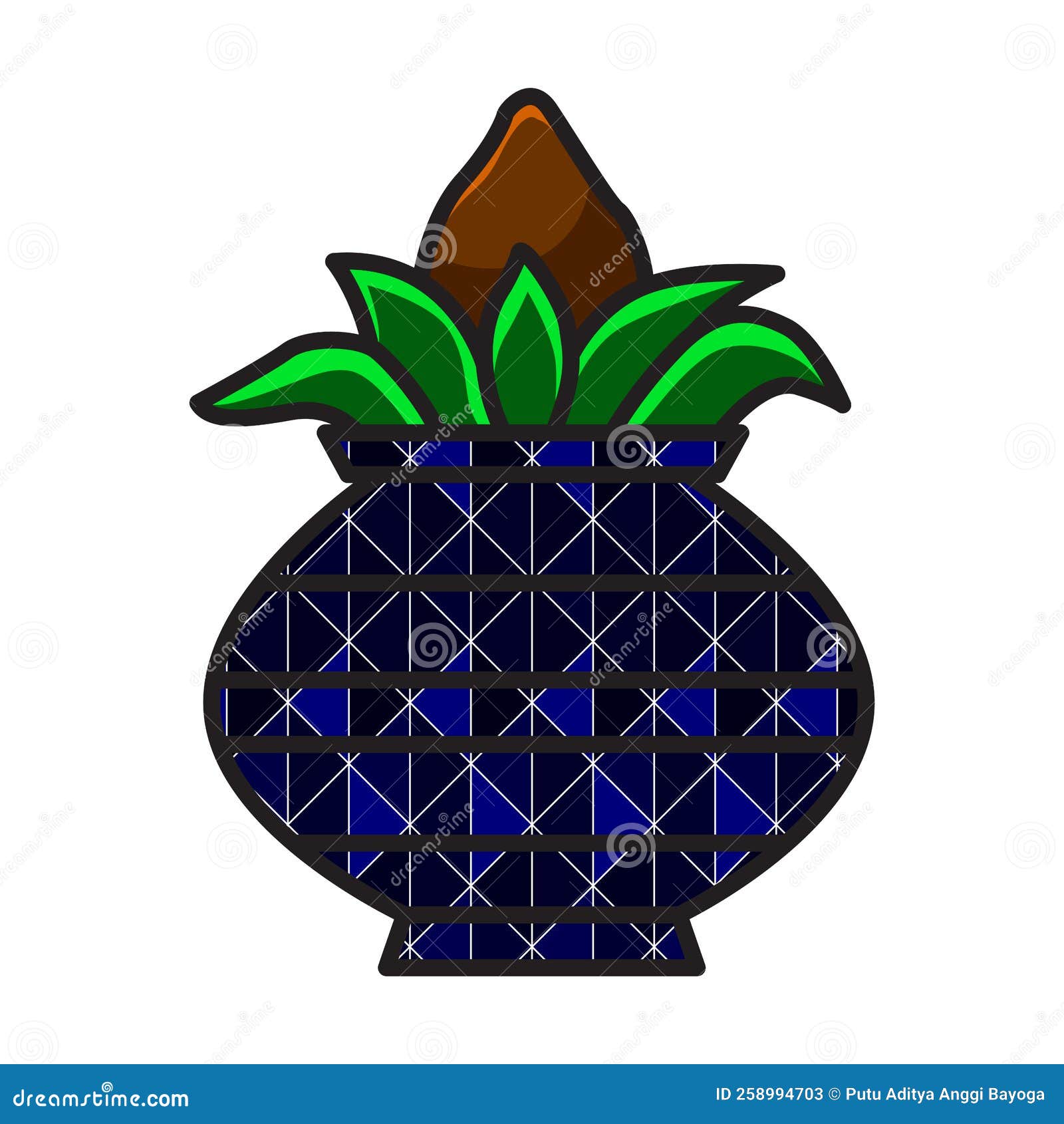 Cartoon kalash stock vector. Illustration of cartoon - 258994703