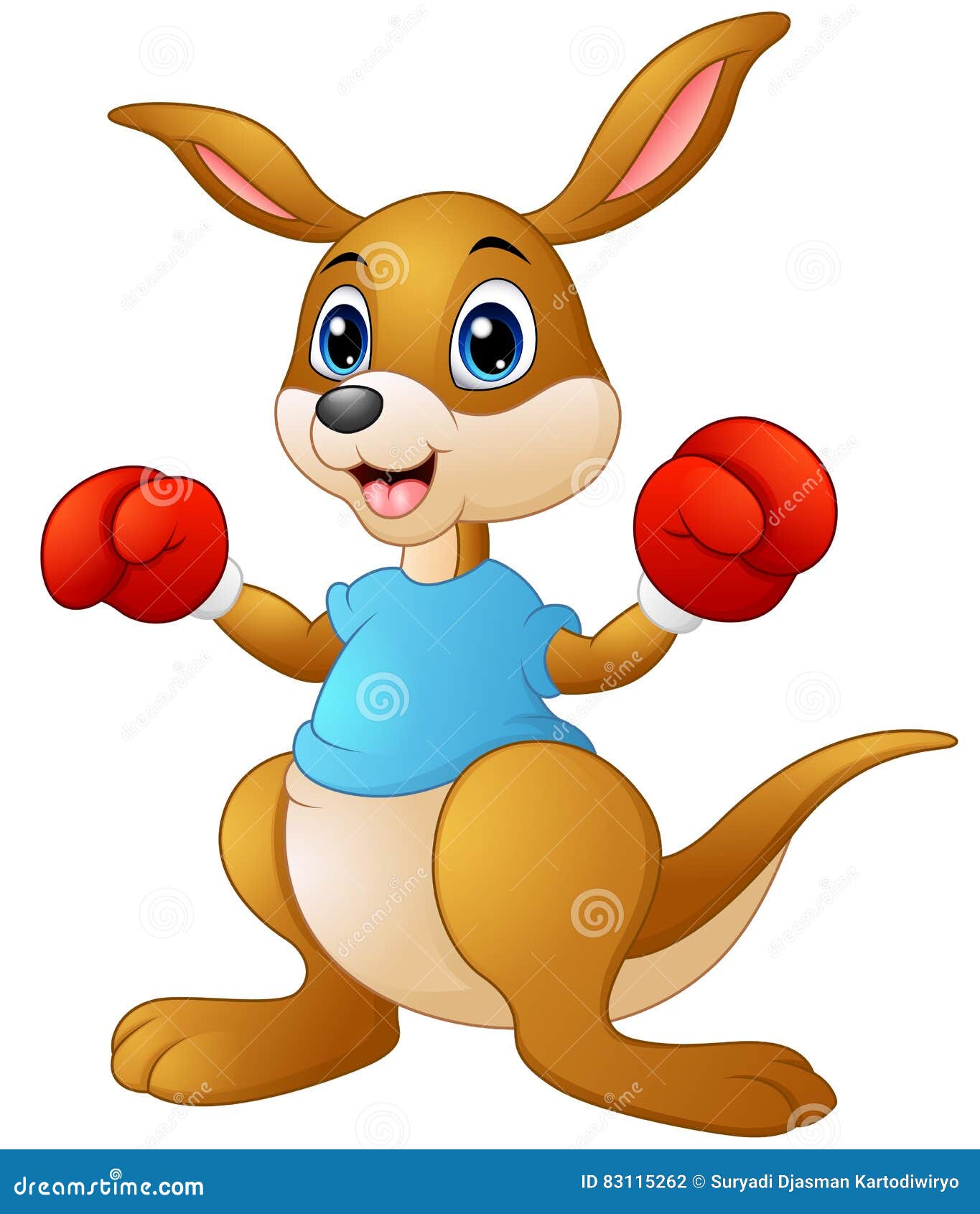 Kangaroo Boxing Cartoon | CartoonDealer.com #27650563