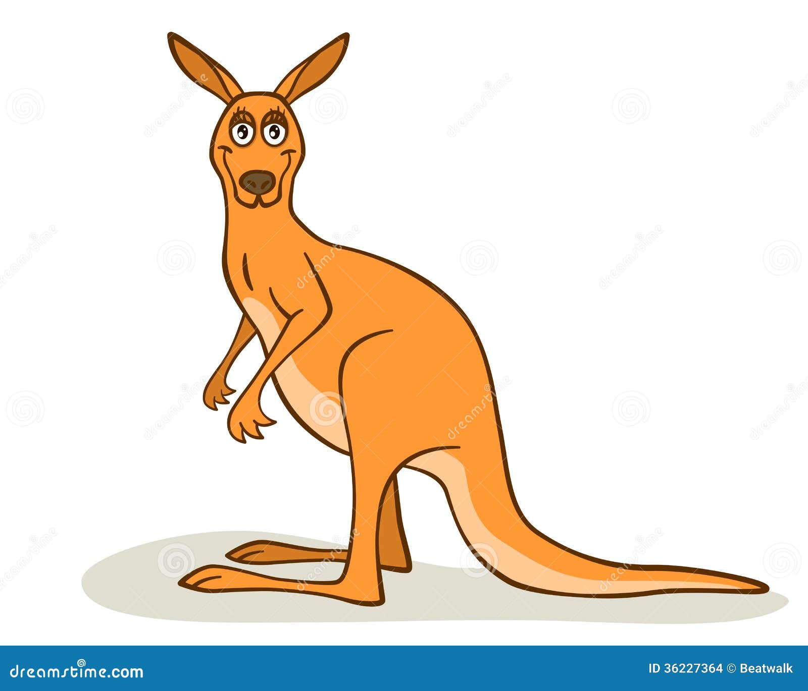 Cartoon Kangaroo Stock Images - Image: 36227364