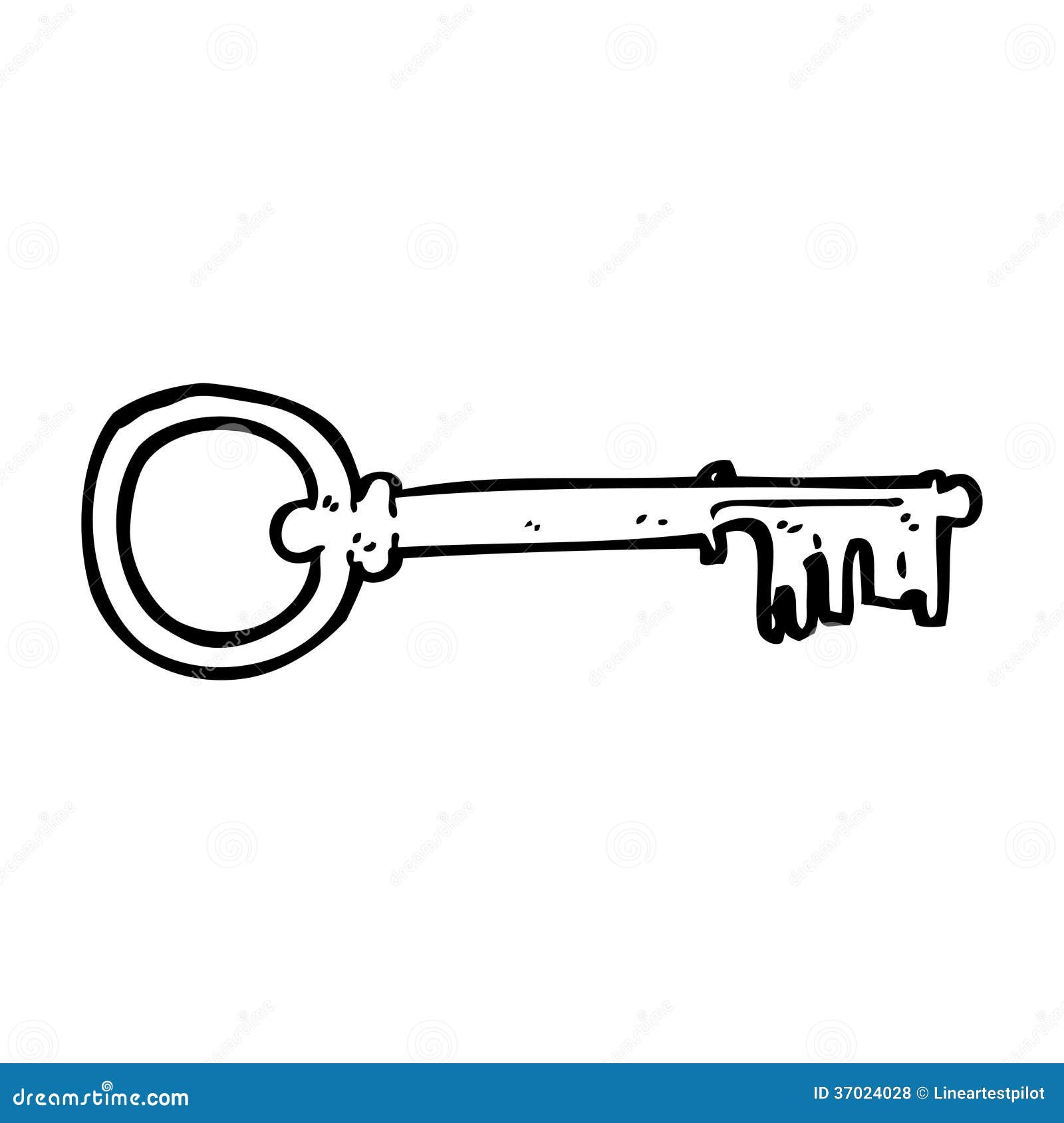 Cartoon Key Royalty Free Stock Photos - Image: 37024028