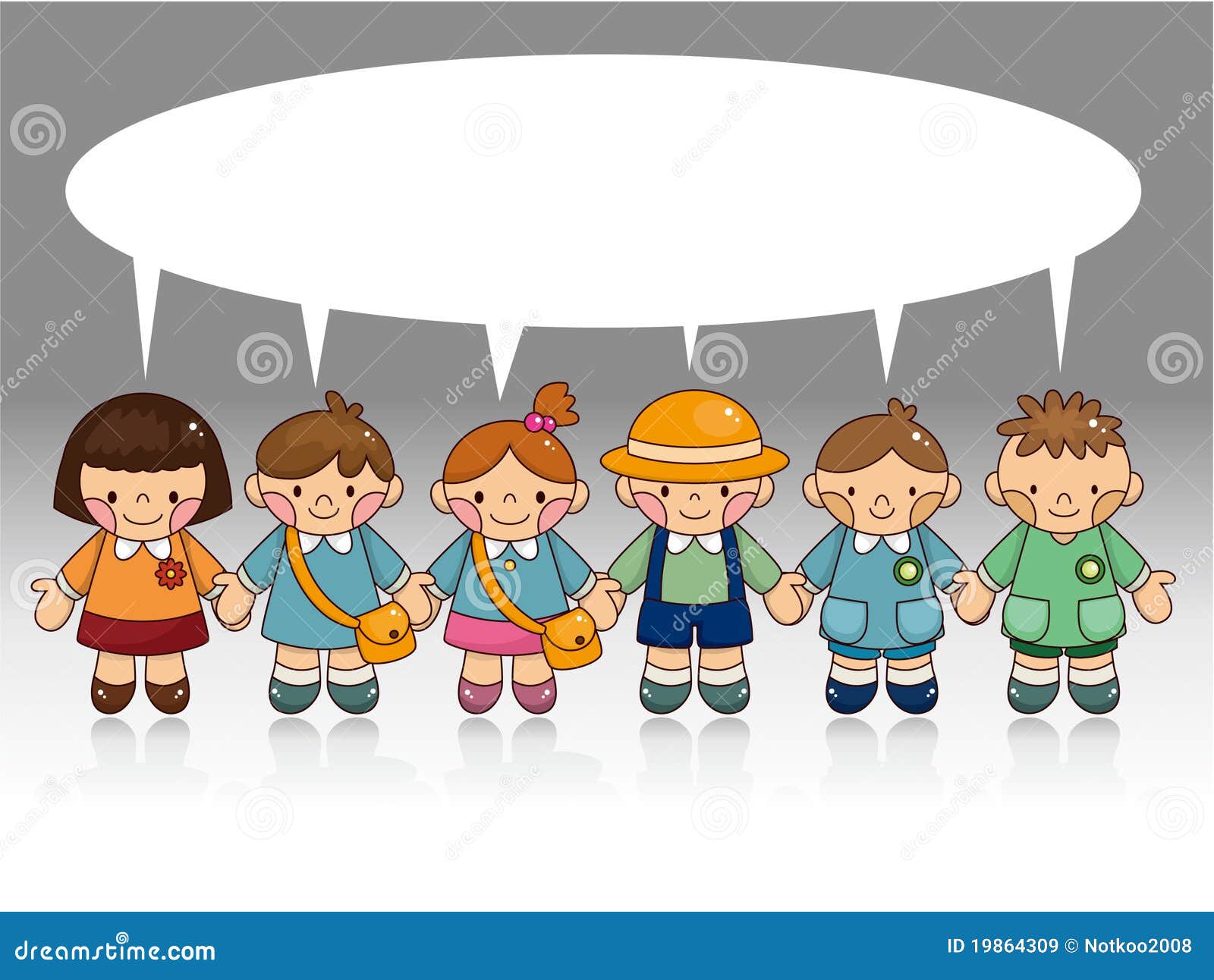 Cartoon kid card stock vector. Illustration of background - 19864309