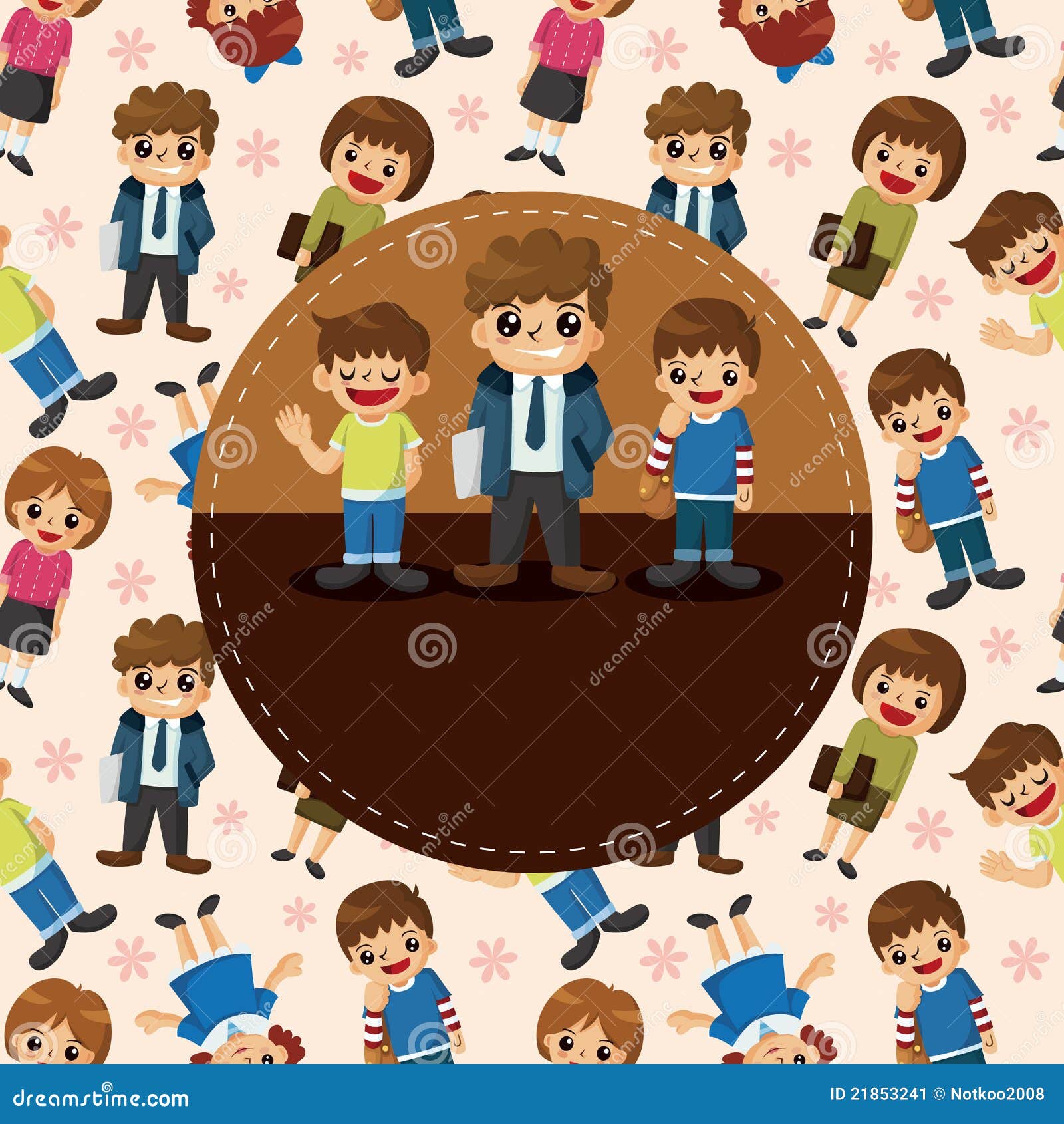 Cartoon kid card stock vector. Illustration of adorable - 21853241