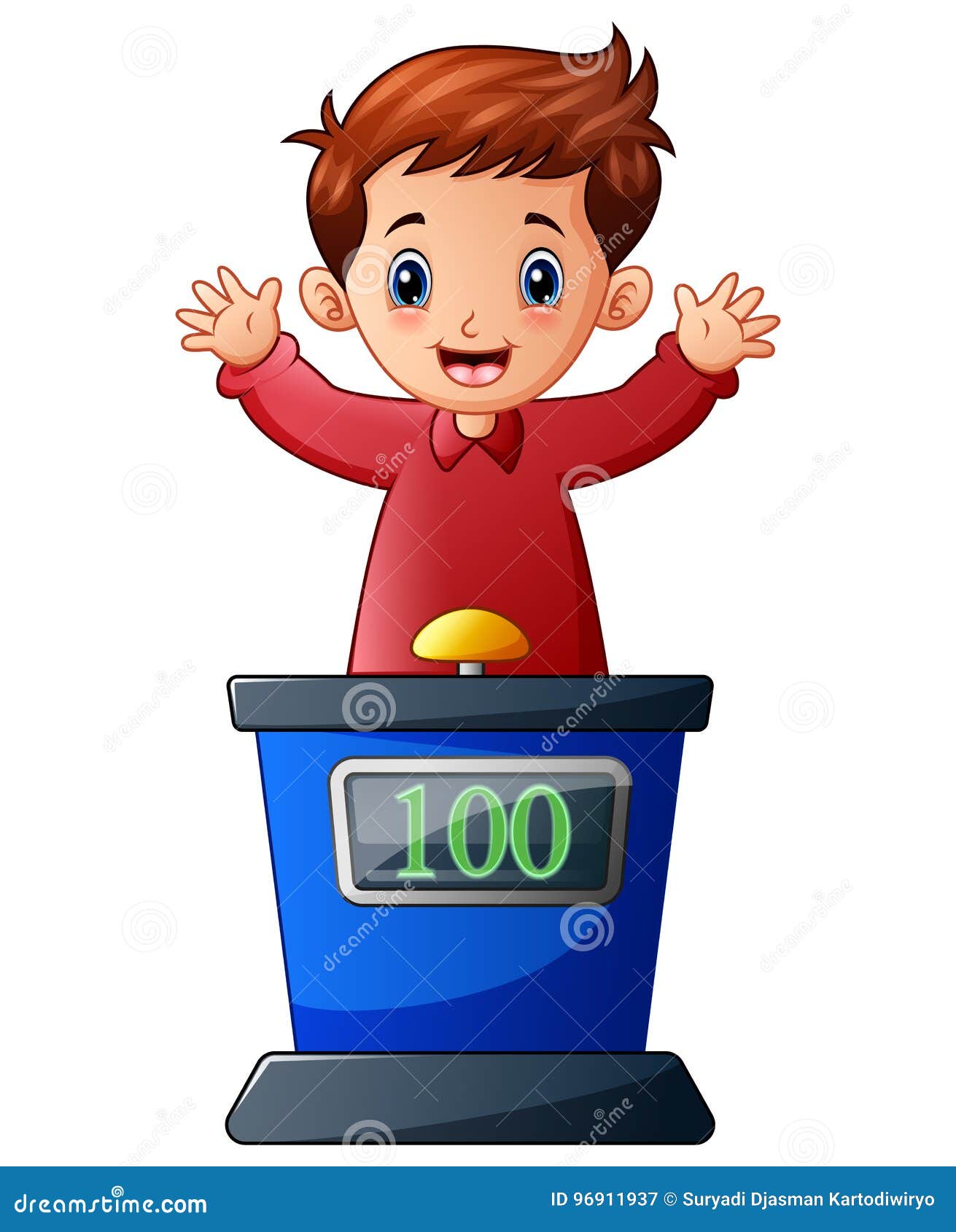 Cartoon Kid Playing Quiz Game Answering Question | CartoonDealer.com ... Cartoon Kid Playing Quiz Game Answering Question | CartoonDealer.com ...
