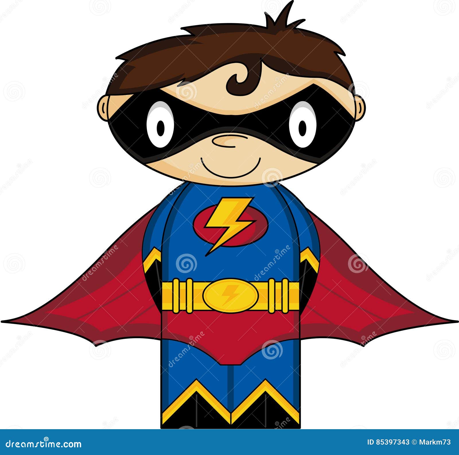 Cartoon Kid Superhero | CartoonDealer.com #85397343