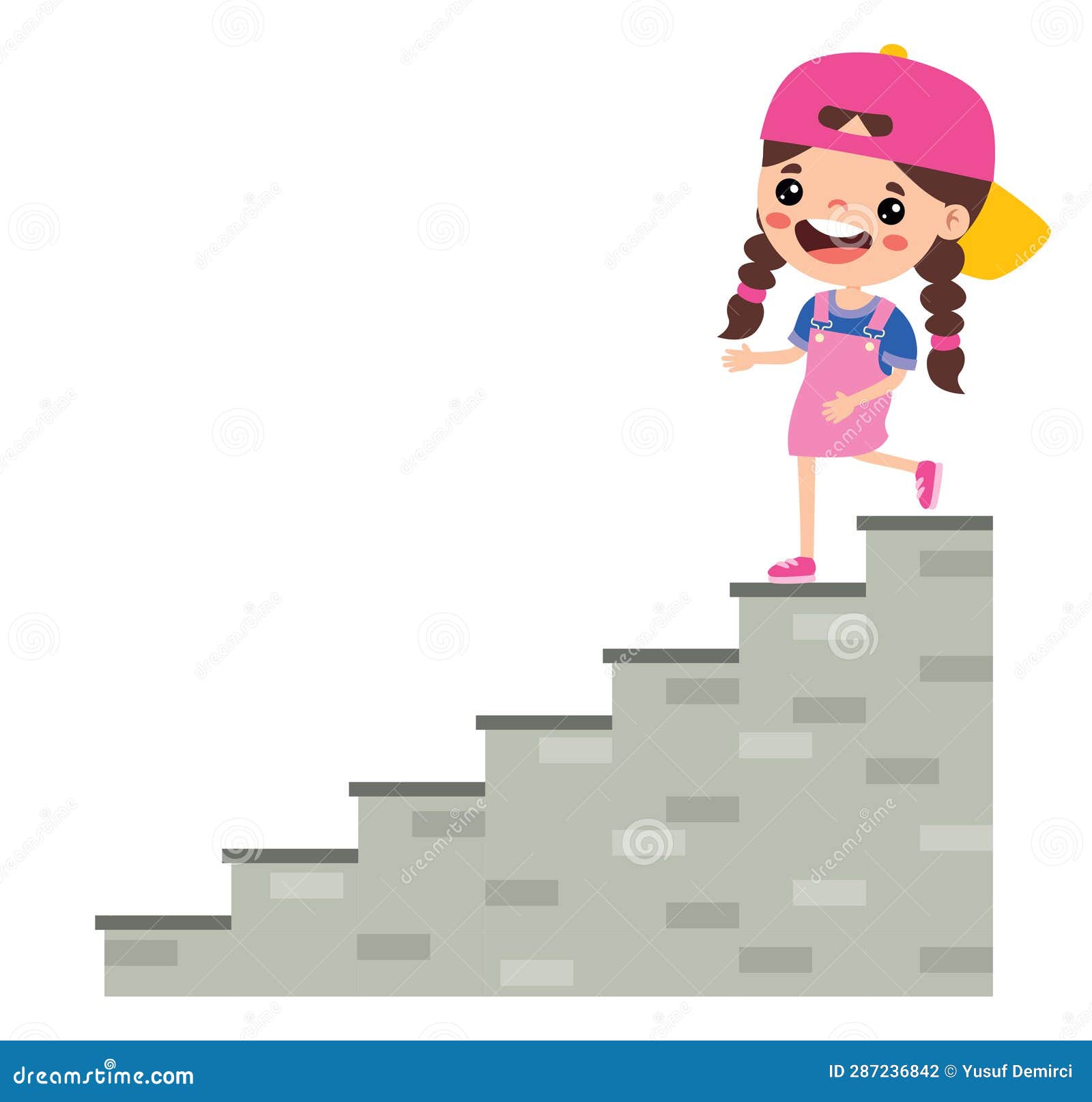 Walking Down Stairs Clipart