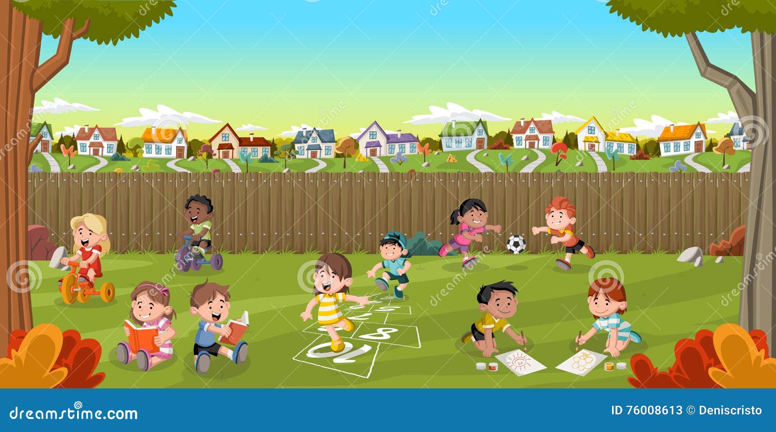 Cartoon Yard Stock Illustrations – 15,758 Cartoon Yard Stock ...