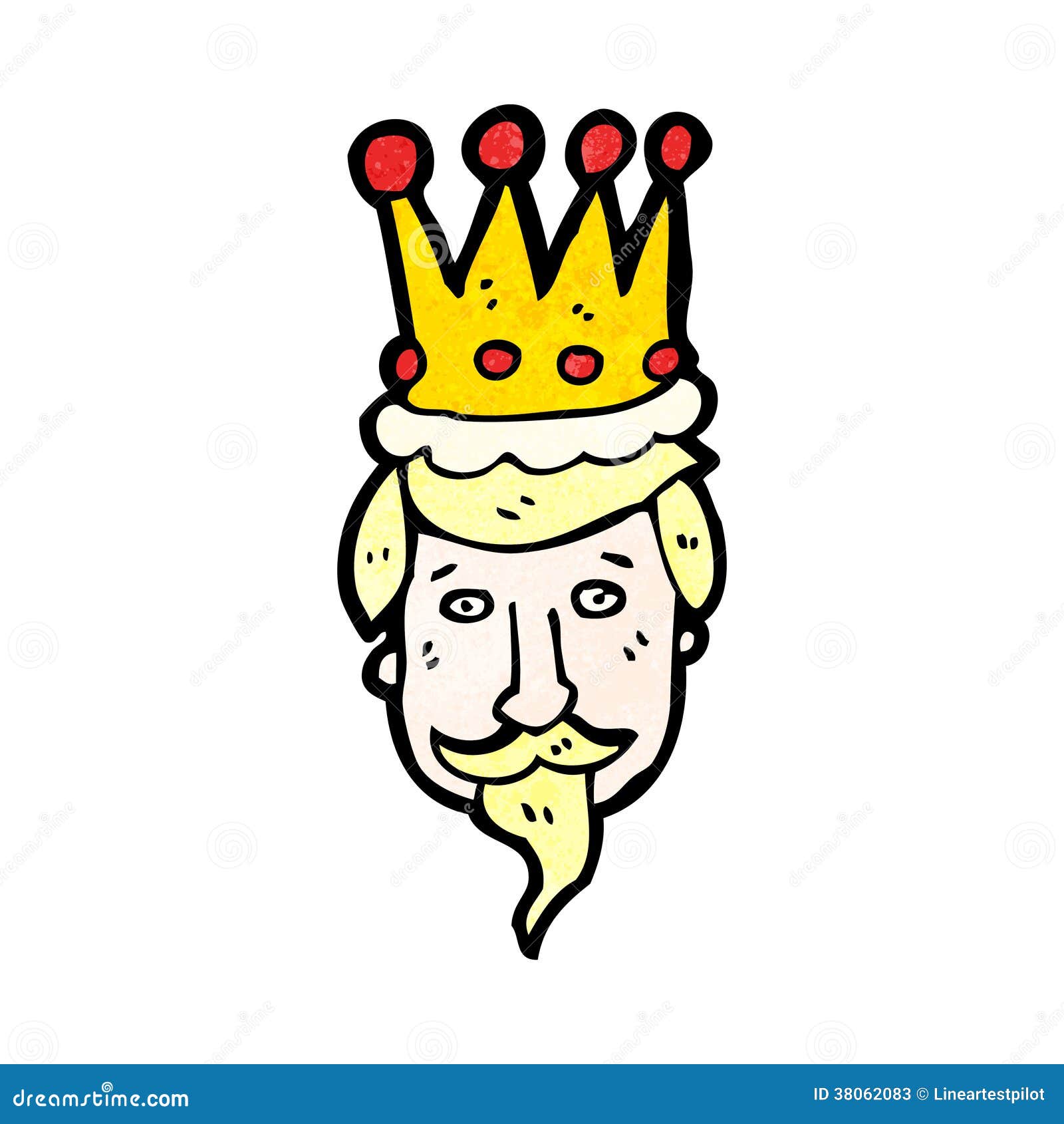Cartoon king s head stock vector. Illustration of character - 38062083