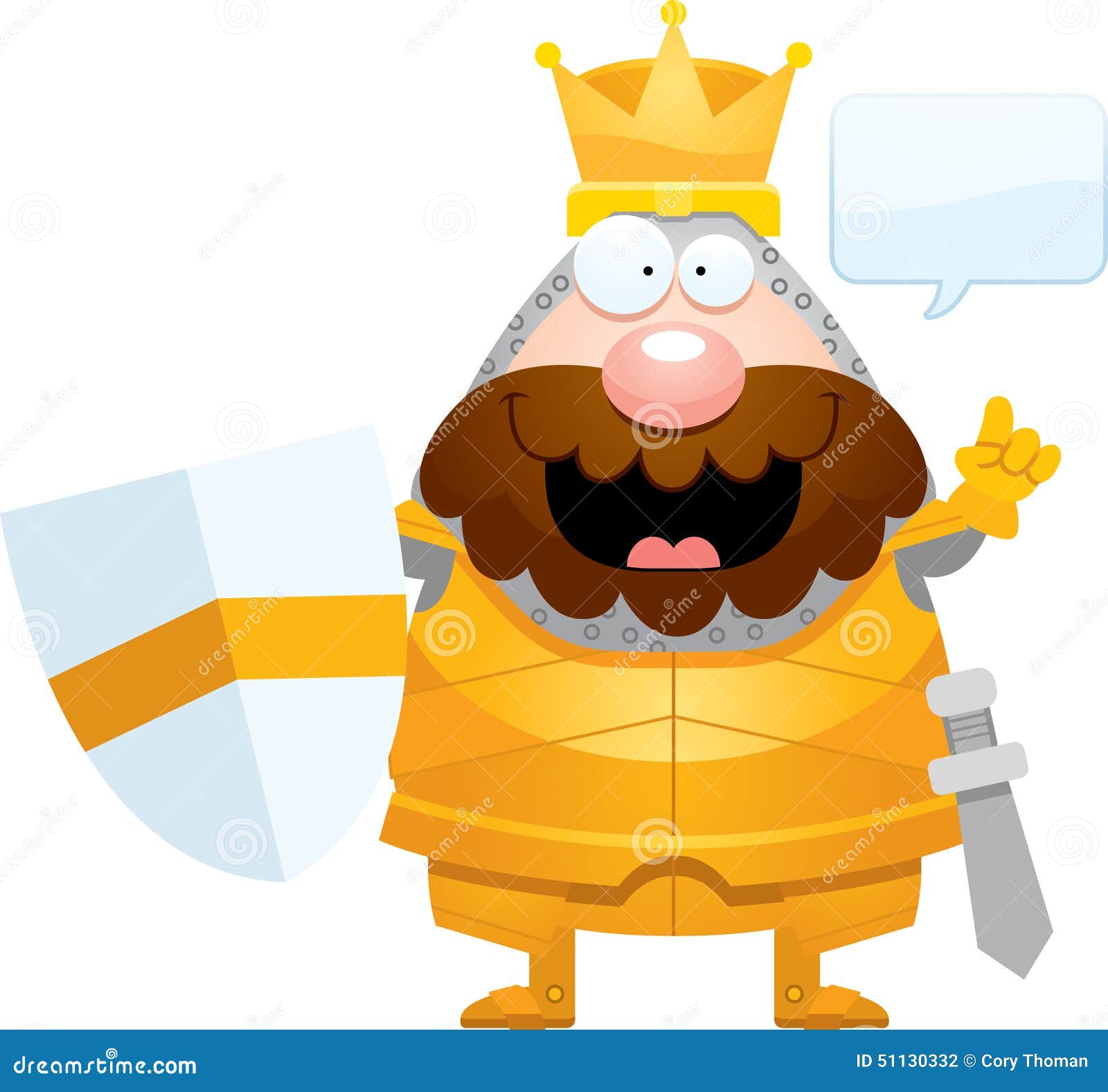 Cartoon King Talking stock vector. Illustration of hero - 51130332