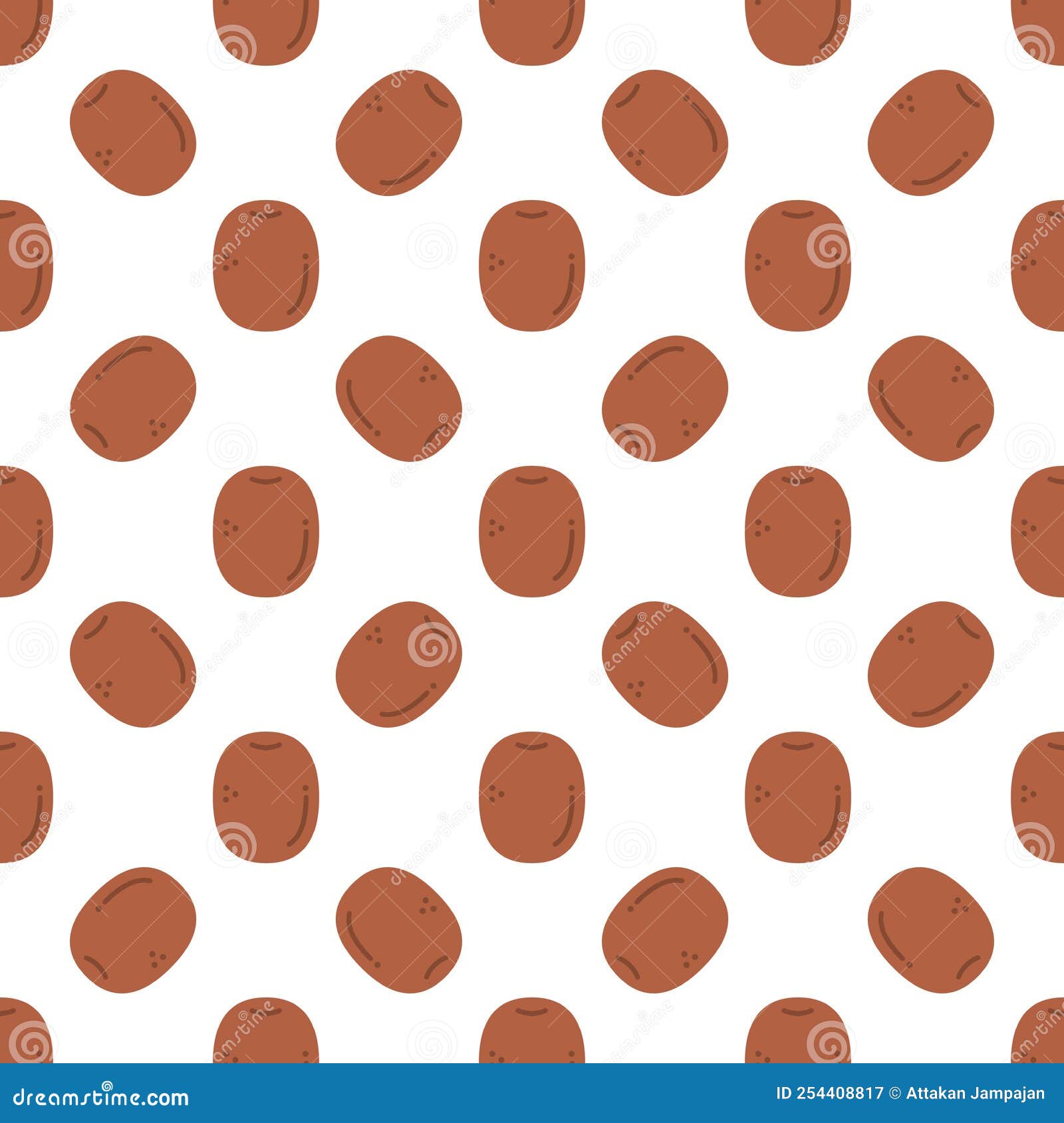 Cartoon Kiwi Seamless Pattern Background. Stock Vector - Illustration ...